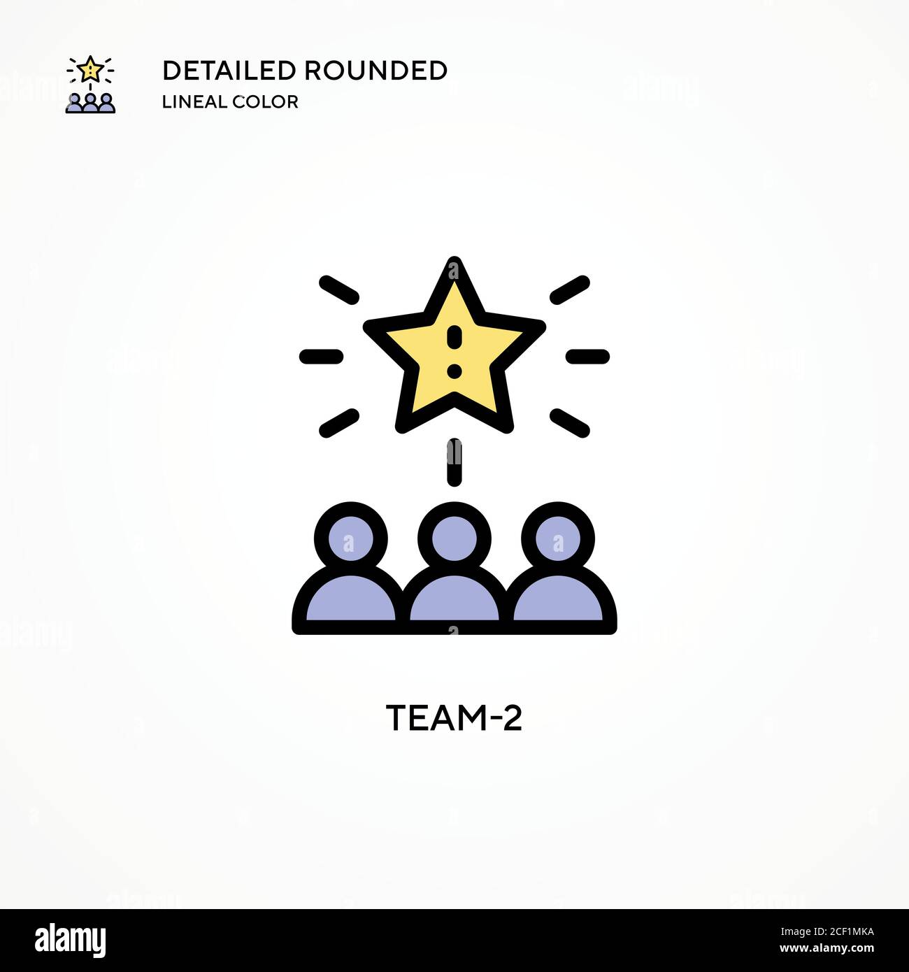 Team-2 vector icon. Modern vector illustration concepts. Easy to edit ...