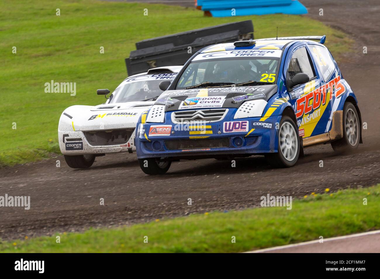 Darren Scott in Citroen C2 racing in the Super 1600 at the 5 Nations ...