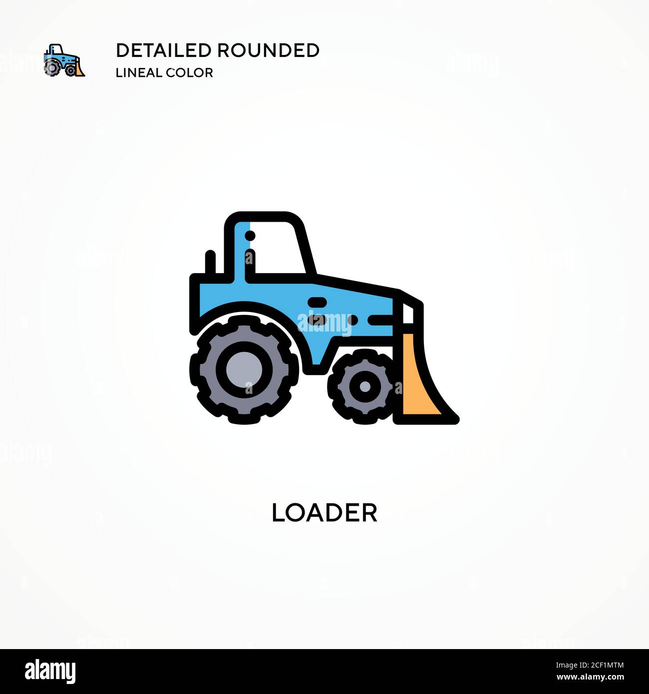 Loader vector icon. Modern vector illustration concepts. Easy to edit ...