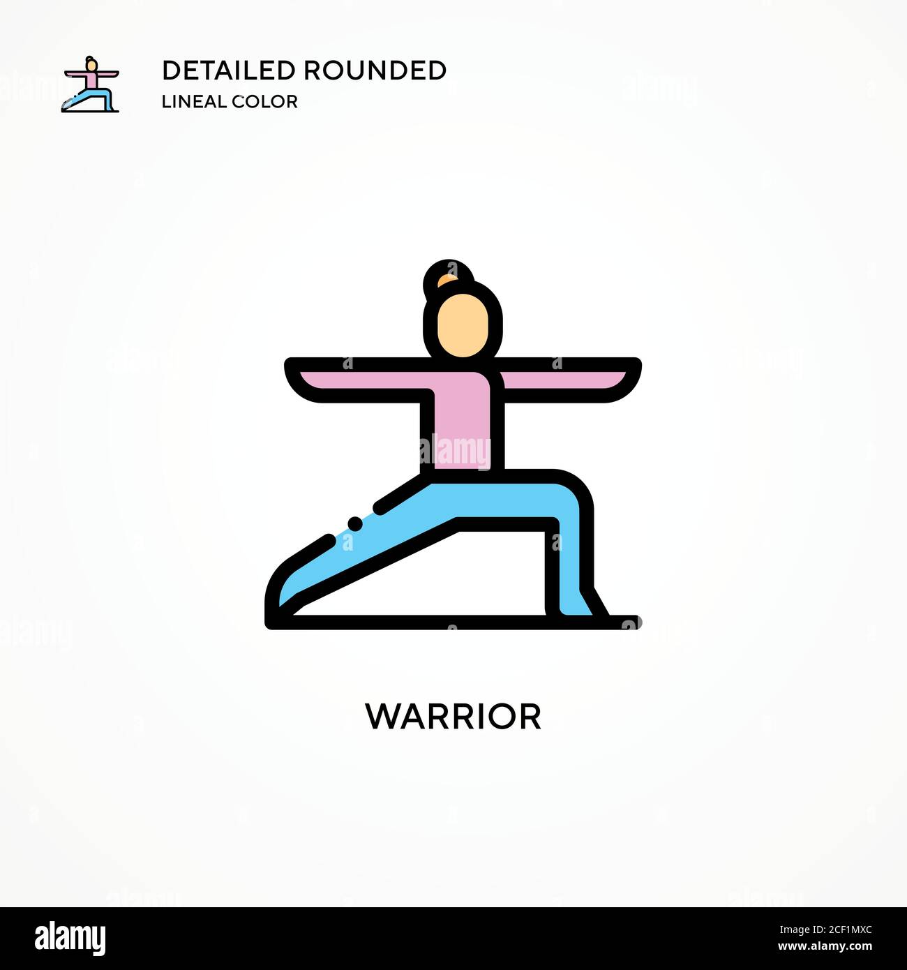 Warrior vector icon. Modern vector illustration concepts. Easy to edit ...
