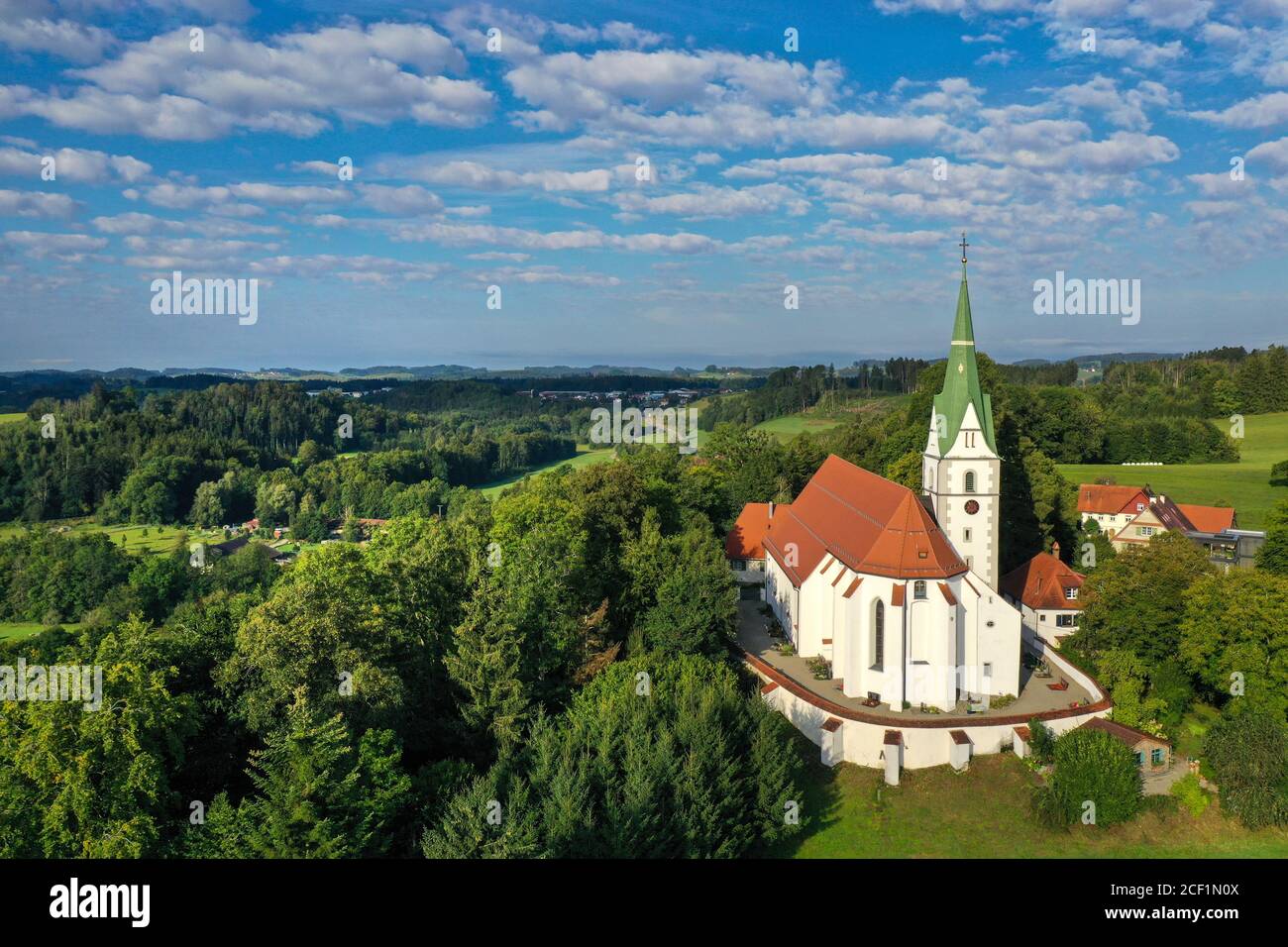 Amtzell, Germany. 03rd Sep, 2020. The pilgrimage church of the Nativity ...
