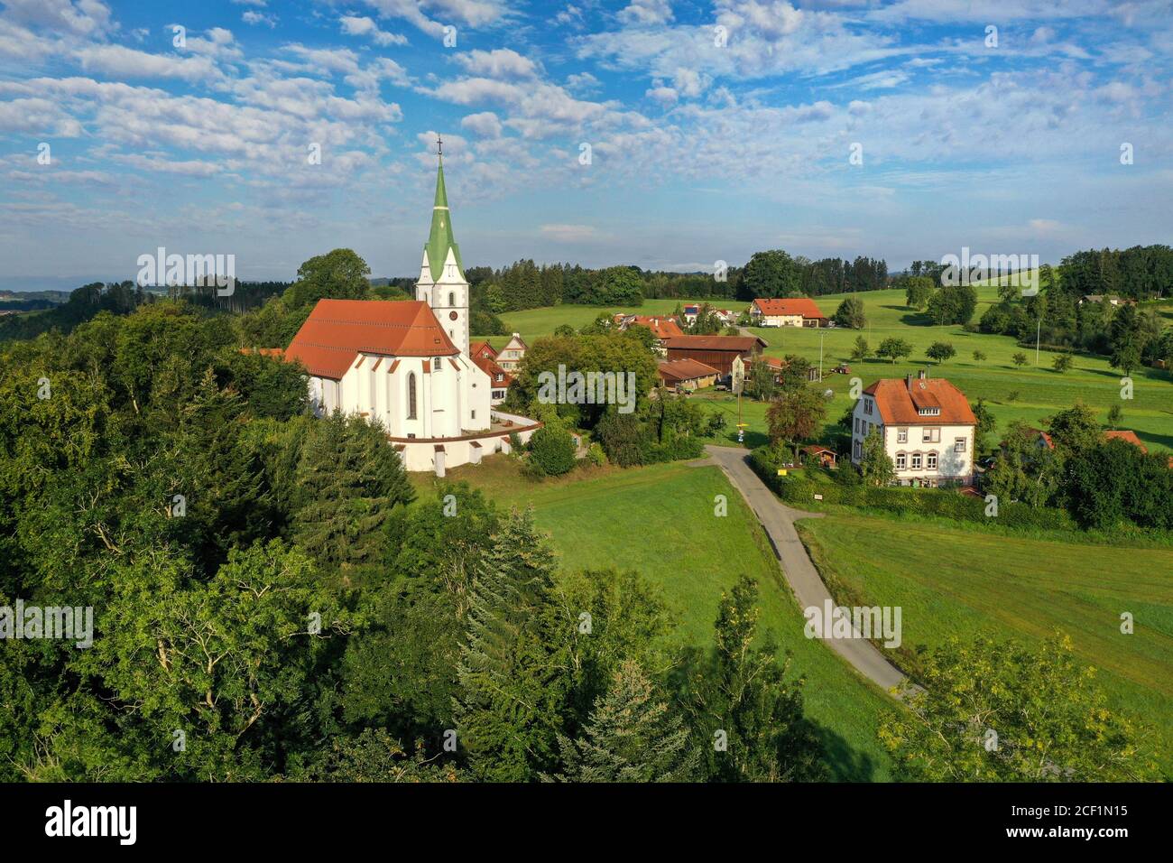 Amtzell, Germany. 03rd Sep, 2020. The pilgrimage church of the Nativity ...