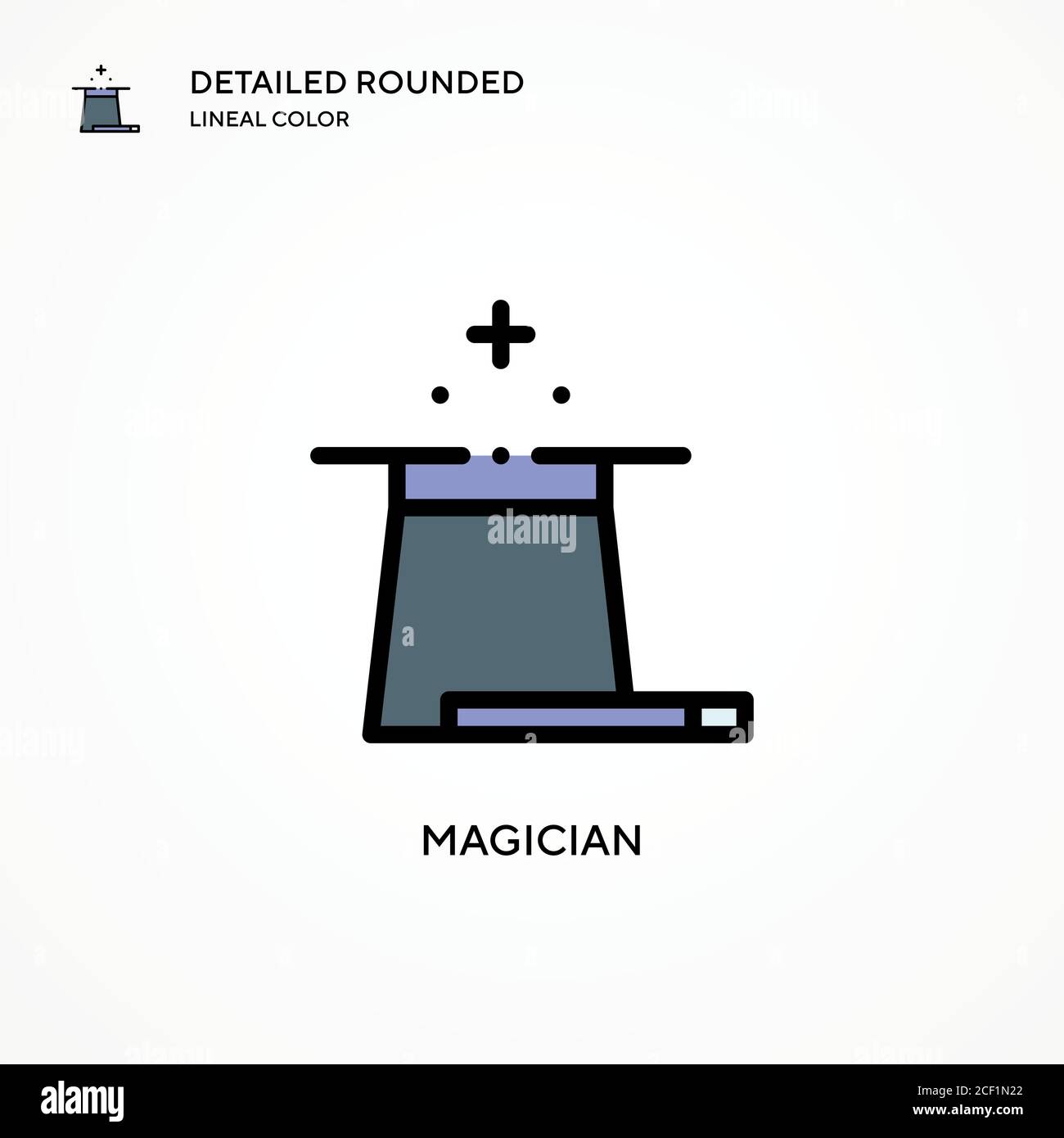 Magician vector icon. Modern vector illustration concepts. Easy to edit ...