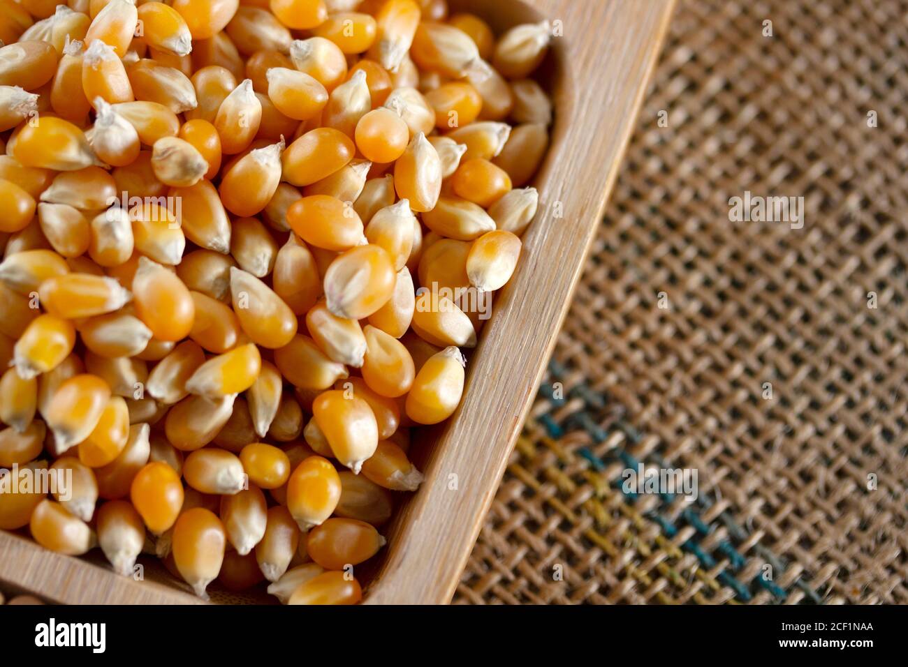 Corn kernels in a bowl Stock Photo - Alamy