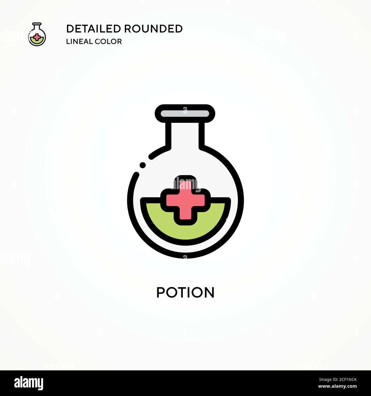 Potion vector icon. Modern vector illustration concepts. Easy to edit ...