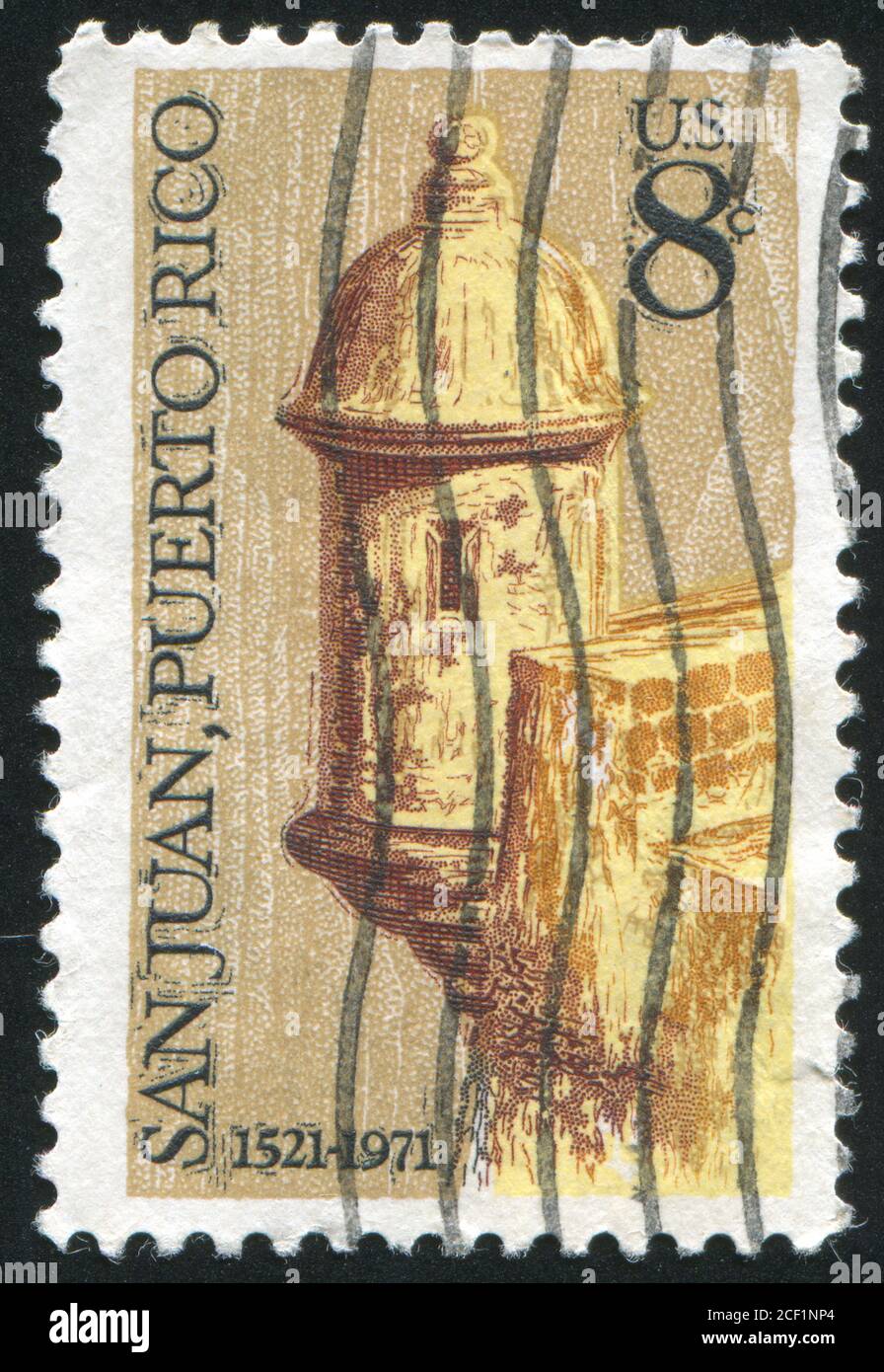 UNITED STATES - CIRCA 1971: stamp printed by United States of America ...