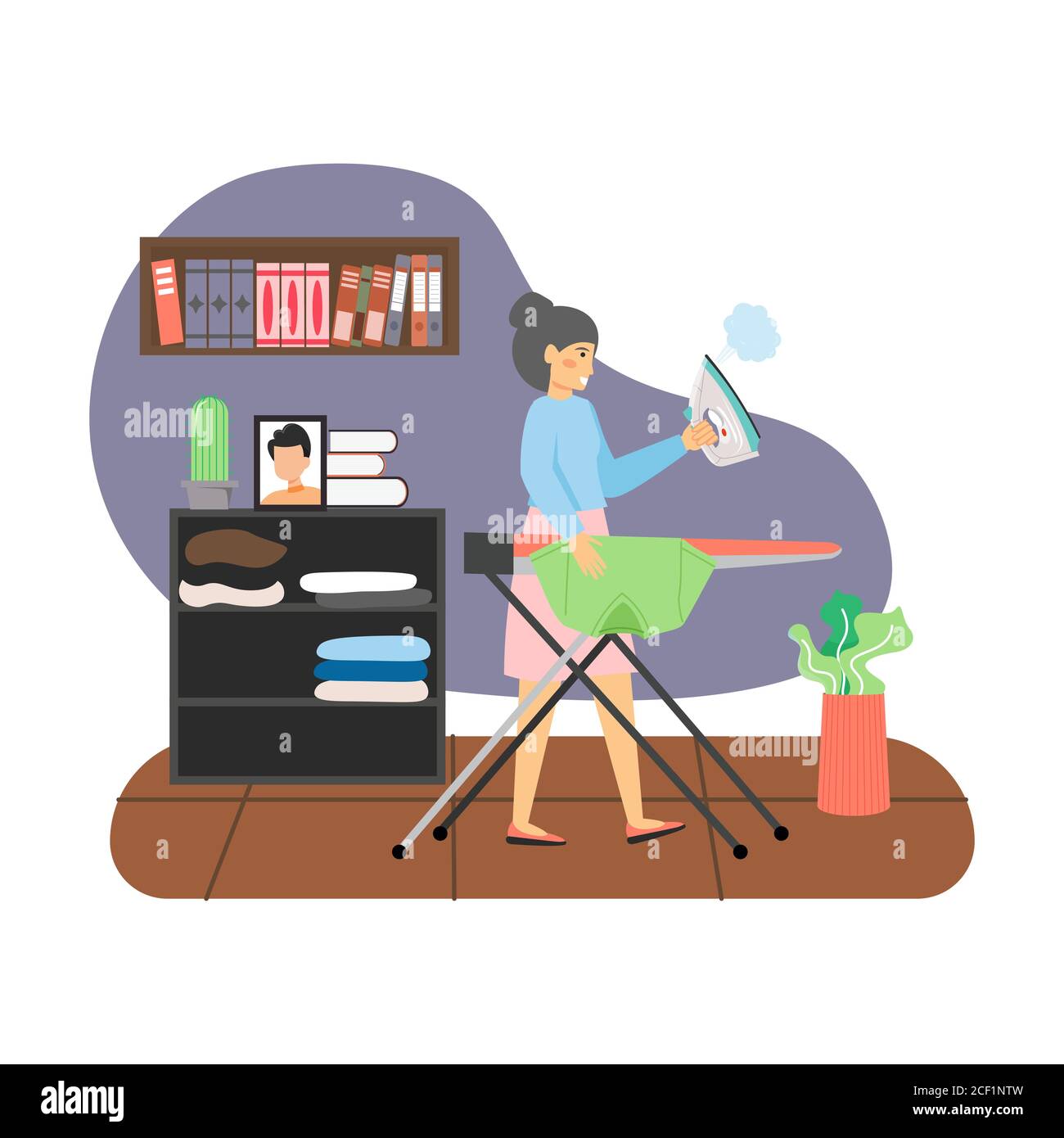 Cartoon maid man hi-res stock photography and images - Alamy