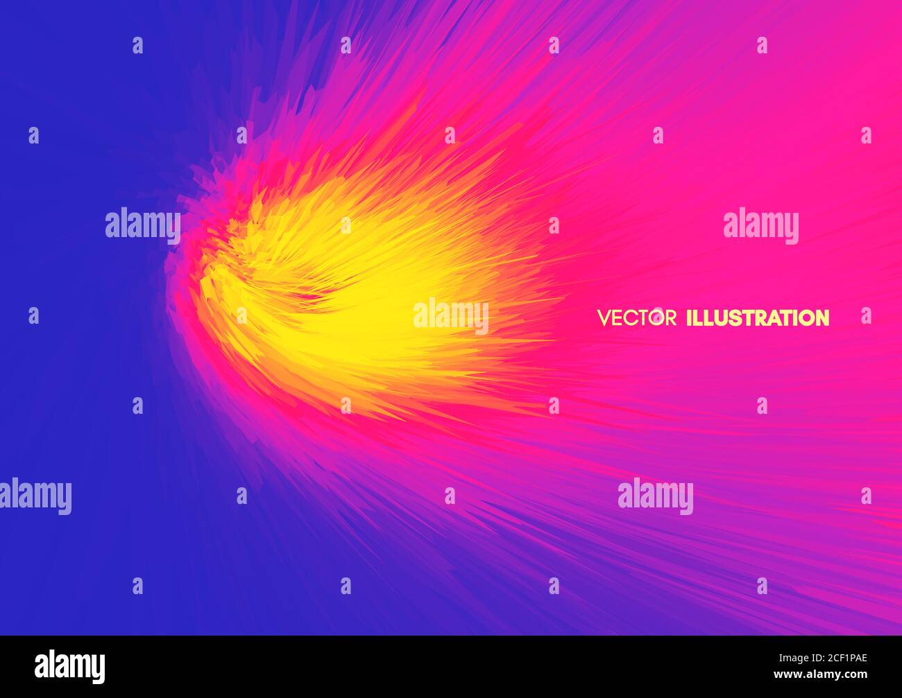 Flying meteor. Cosmic object. Futuristic design. Abstract background. 3D Vector illustration ...
