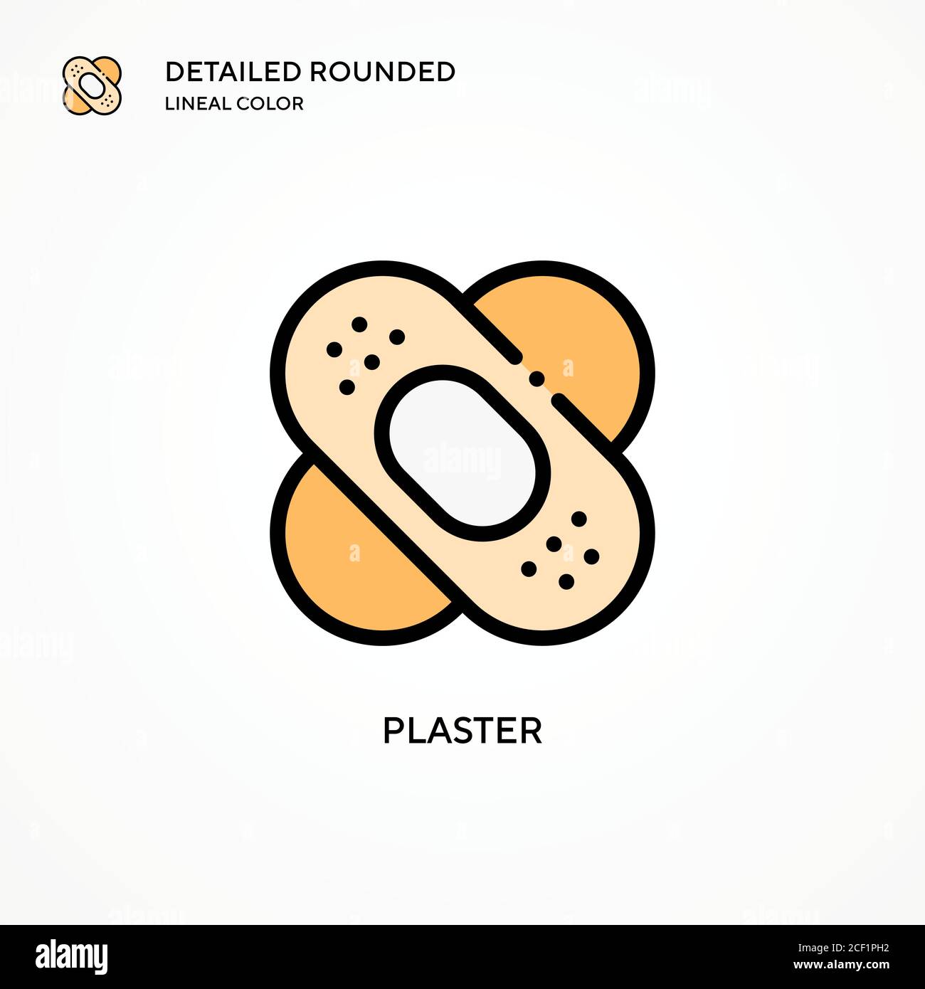 Plaster vector icon. Modern vector illustration concepts. Easy to edit ...