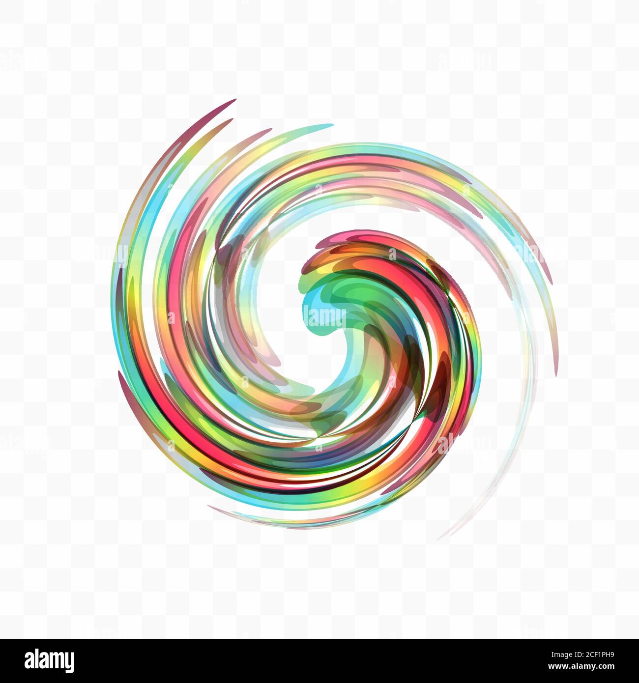 Abstract Swirl Design Element Spiral Rotation And Swirling Movement