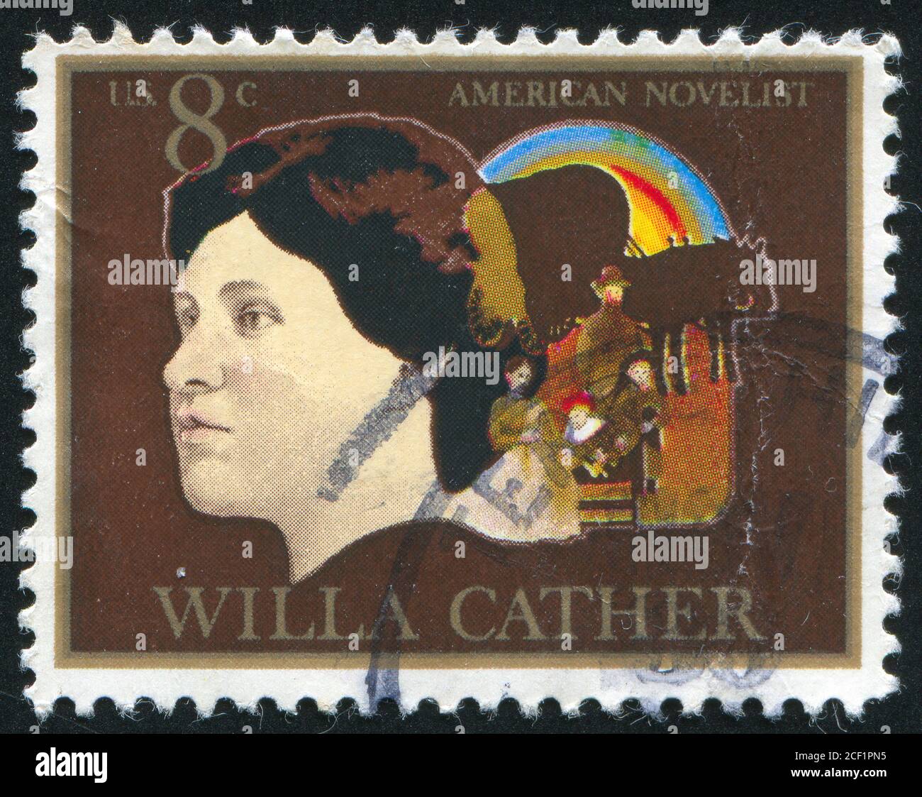 UNITED STATES - CIRCA 1973: stamp printed by United states, shows Willa ...