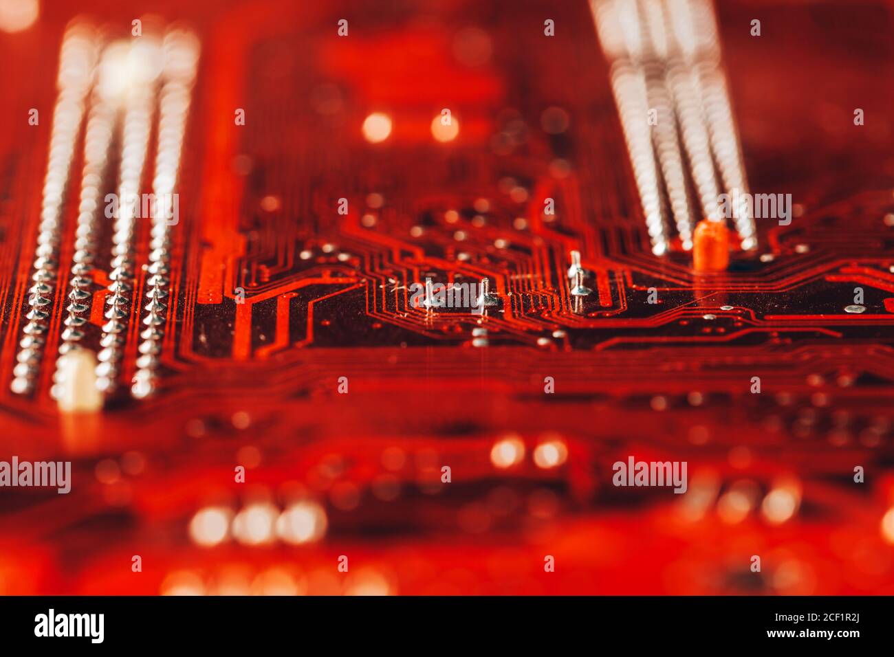 Computer mother board close up.Computer parts Stock Photo - Alamy