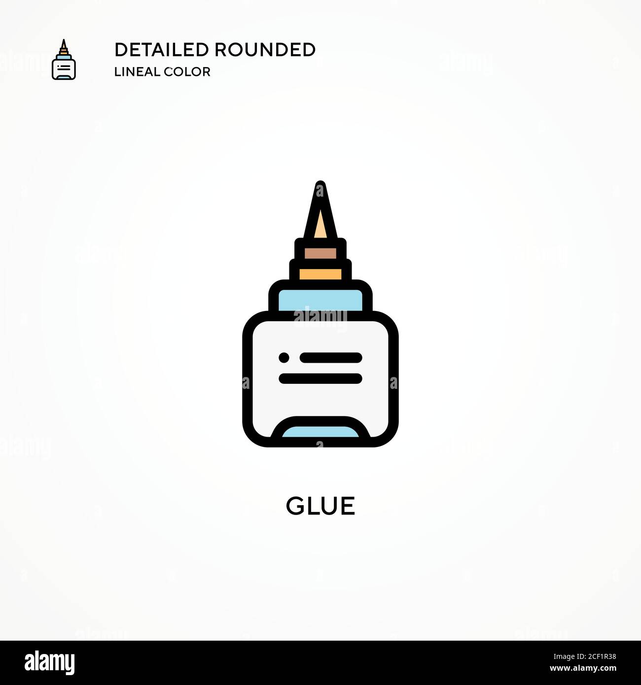 Glue vector icon. Modern vector illustration concepts. Easy to edit and ...