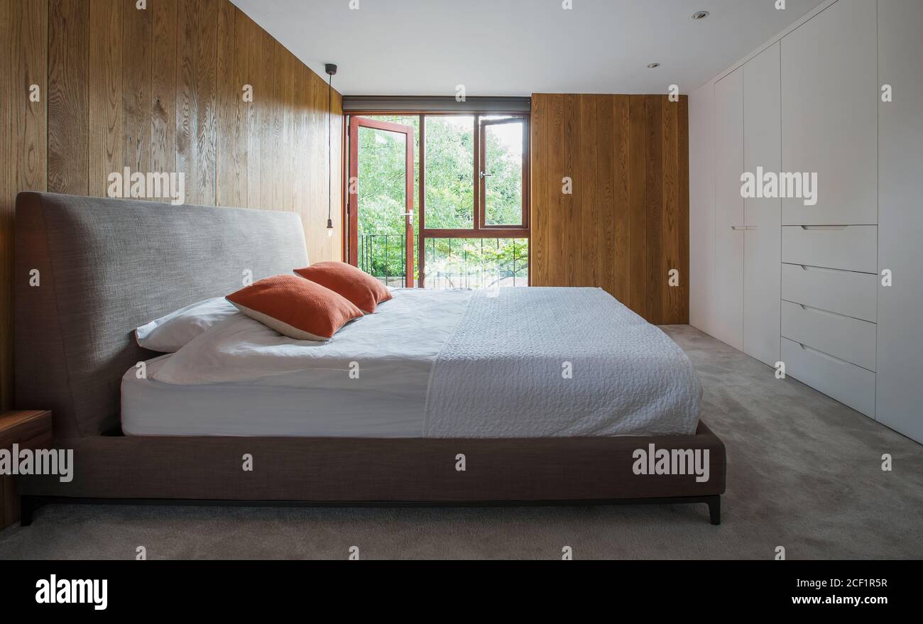Modern home showcase bedroom Stock Photo - Alamy