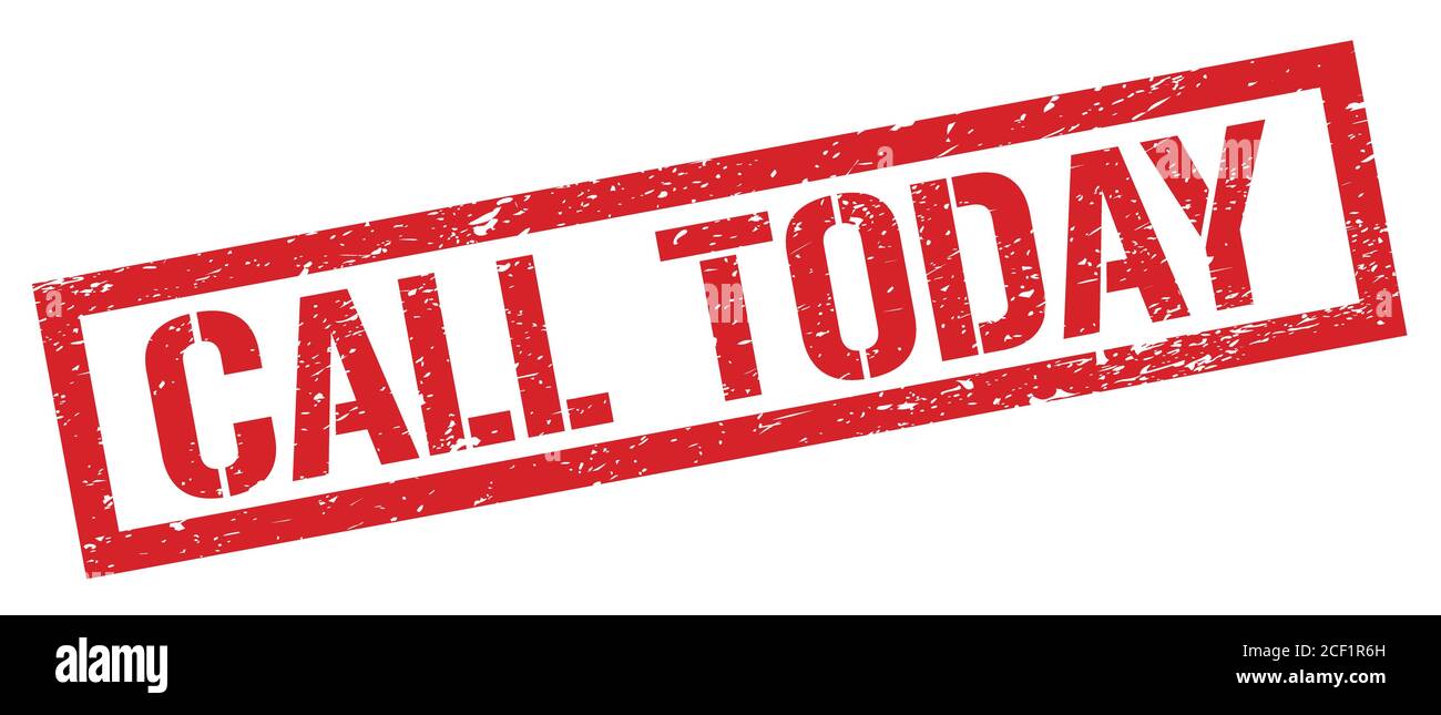 Call today stamp hi-res stock photography and images - Alamy