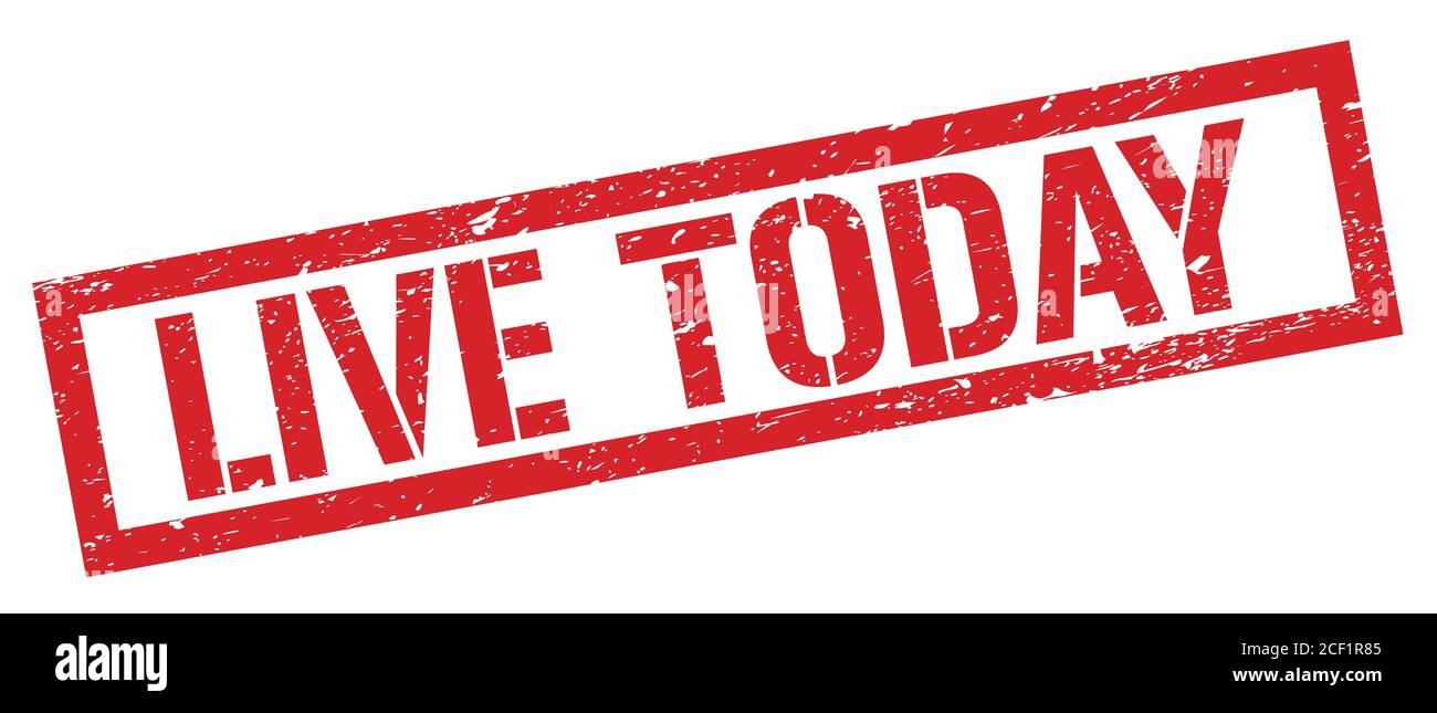 Live today stamp hi-res stock photography and images - Alamy