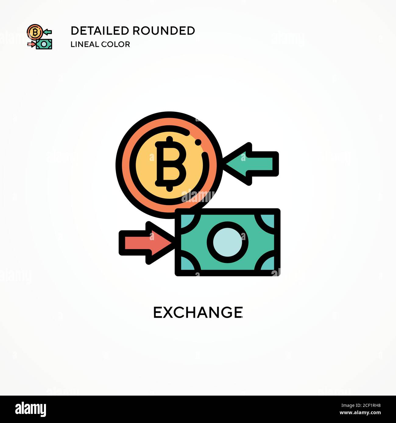 Exchange vector icon. Modern vector illustration concepts. Easy to edit ...