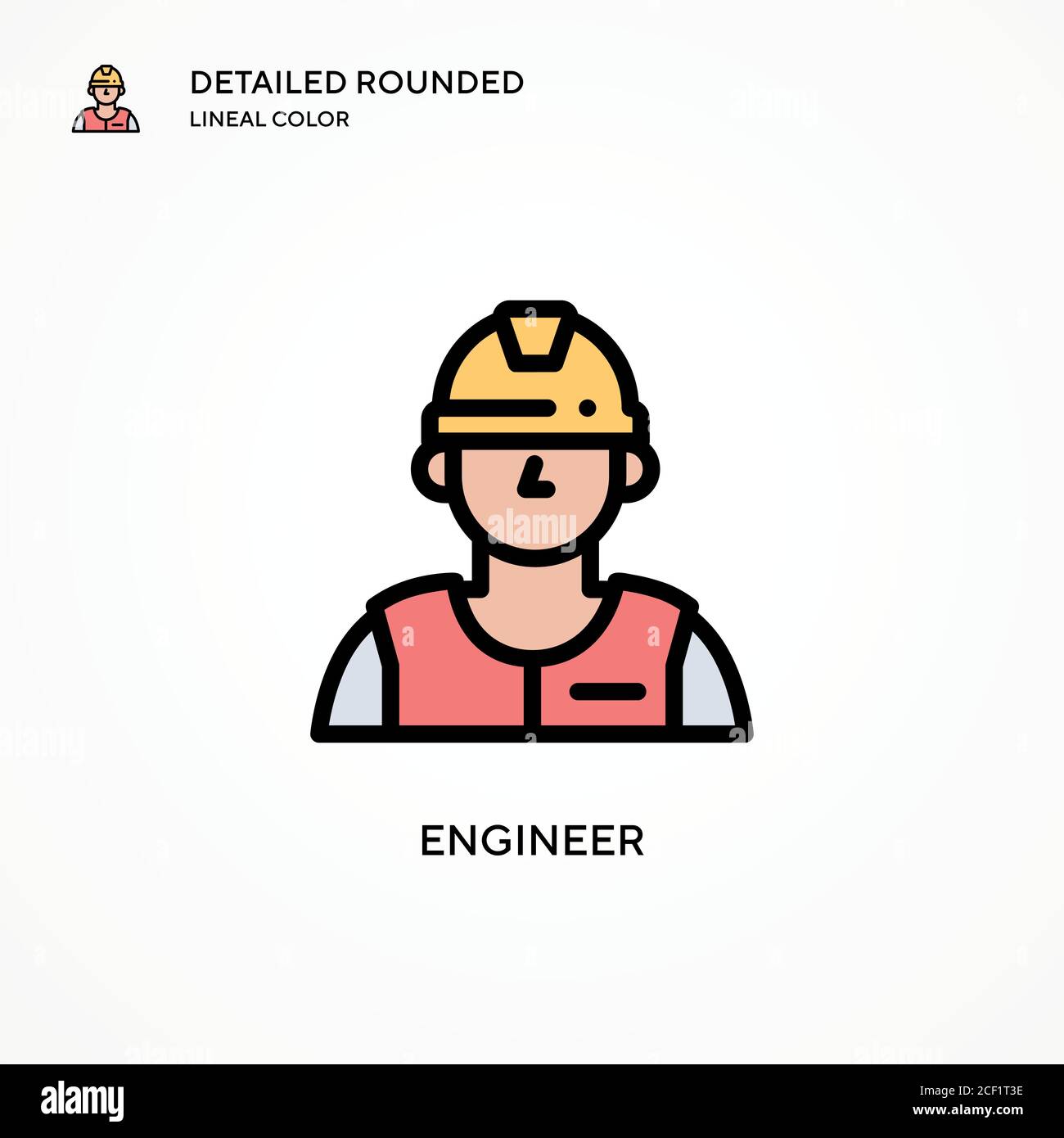 Engineer vector icon. Modern vector illustration concepts. Easy to edit ...