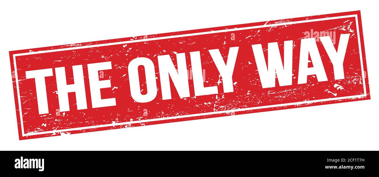 This way only sign Cut Out Stock Images & Pictures - Alamy