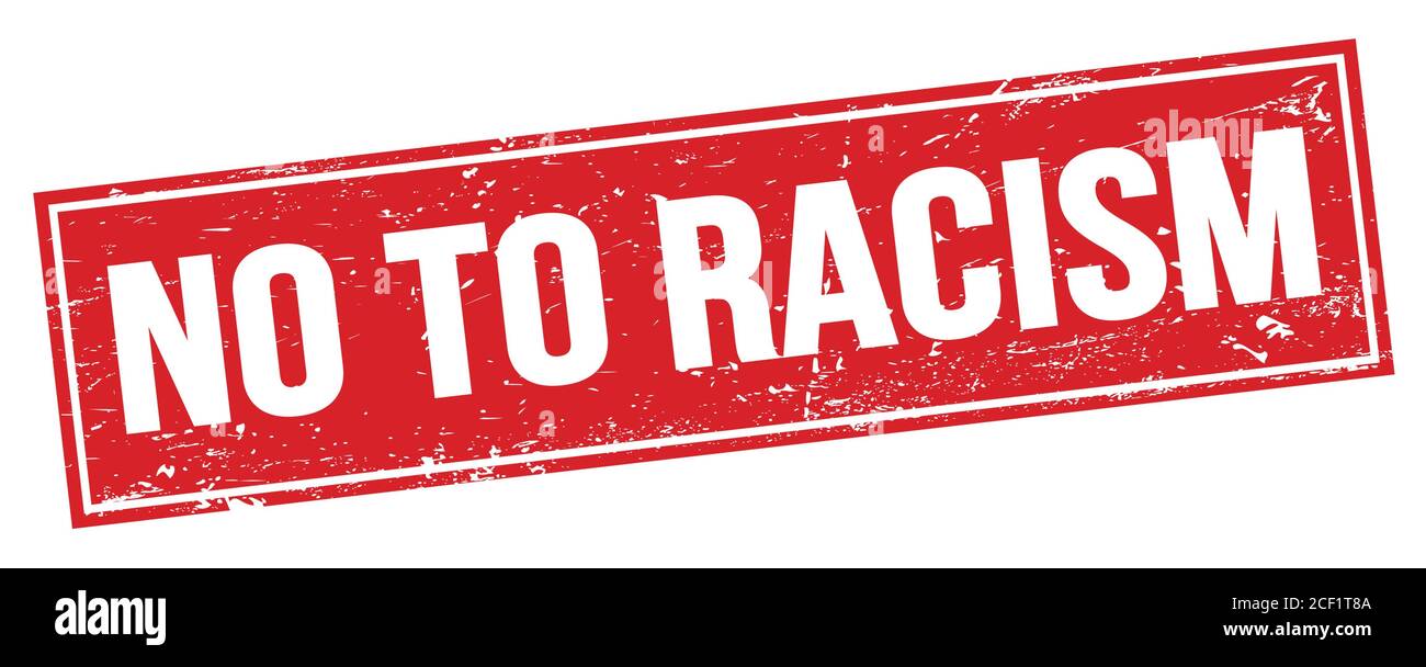 No to racism text hi-res stock photography and images - Alamy