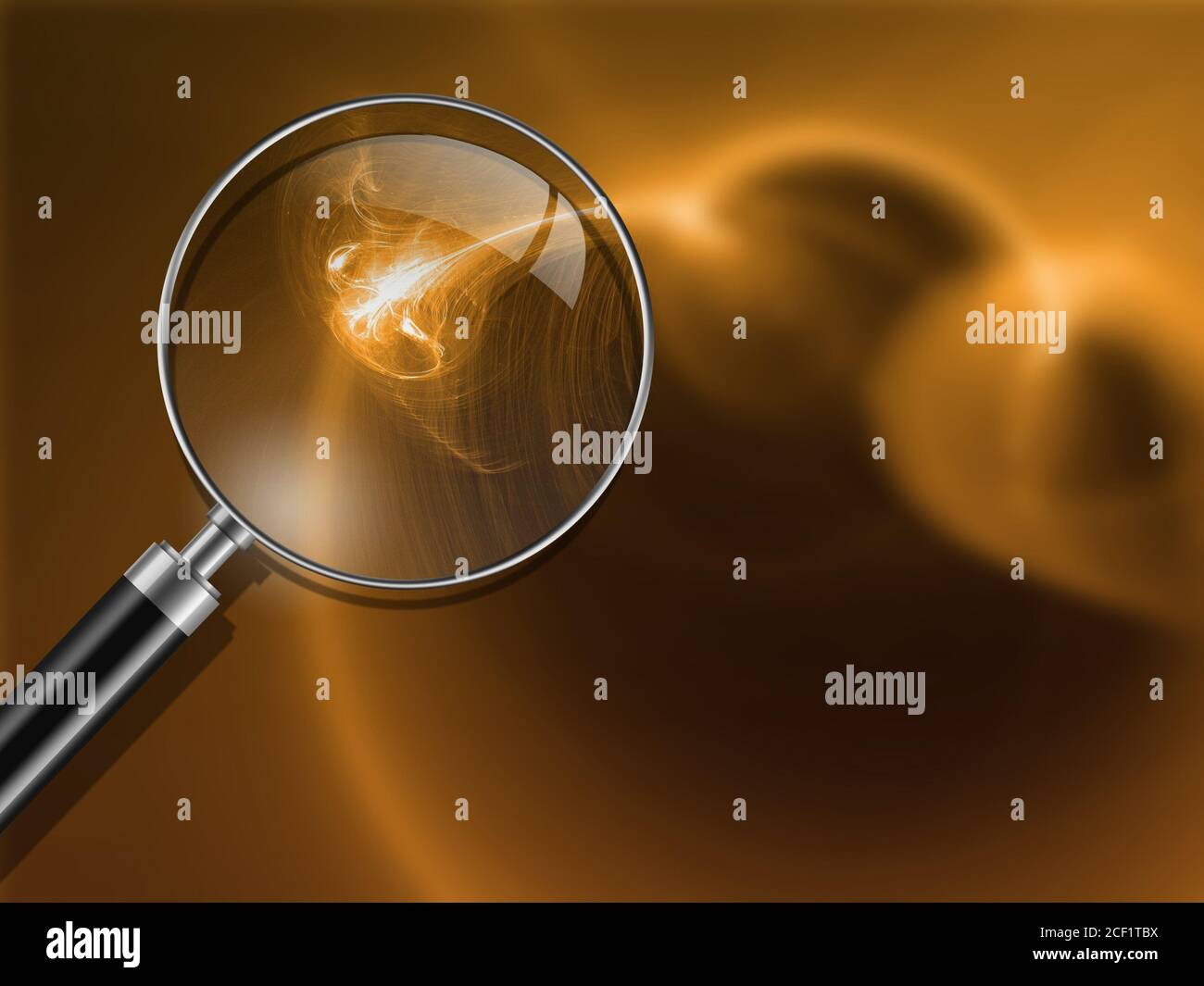 shapes with lens flare and bokeh effect made in 3d software Stock Photo ...