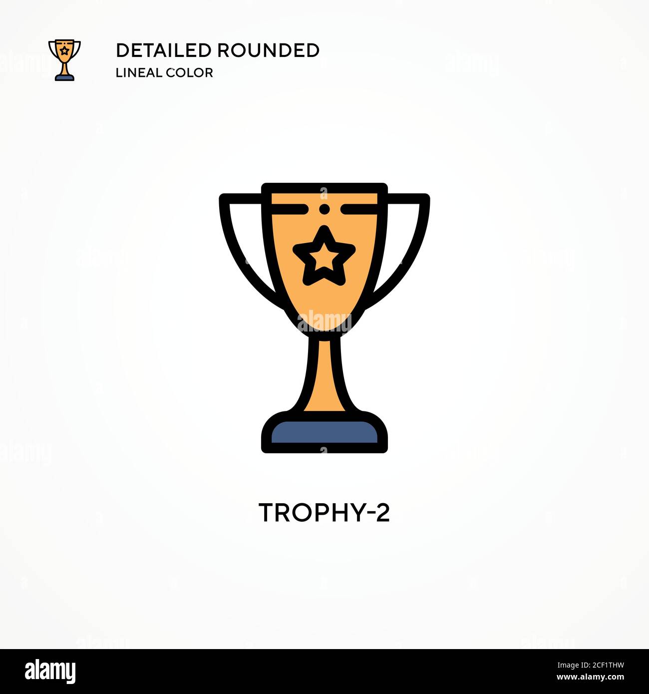Trophy-2 vector icon. Modern vector illustration concepts. Easy to edit ...