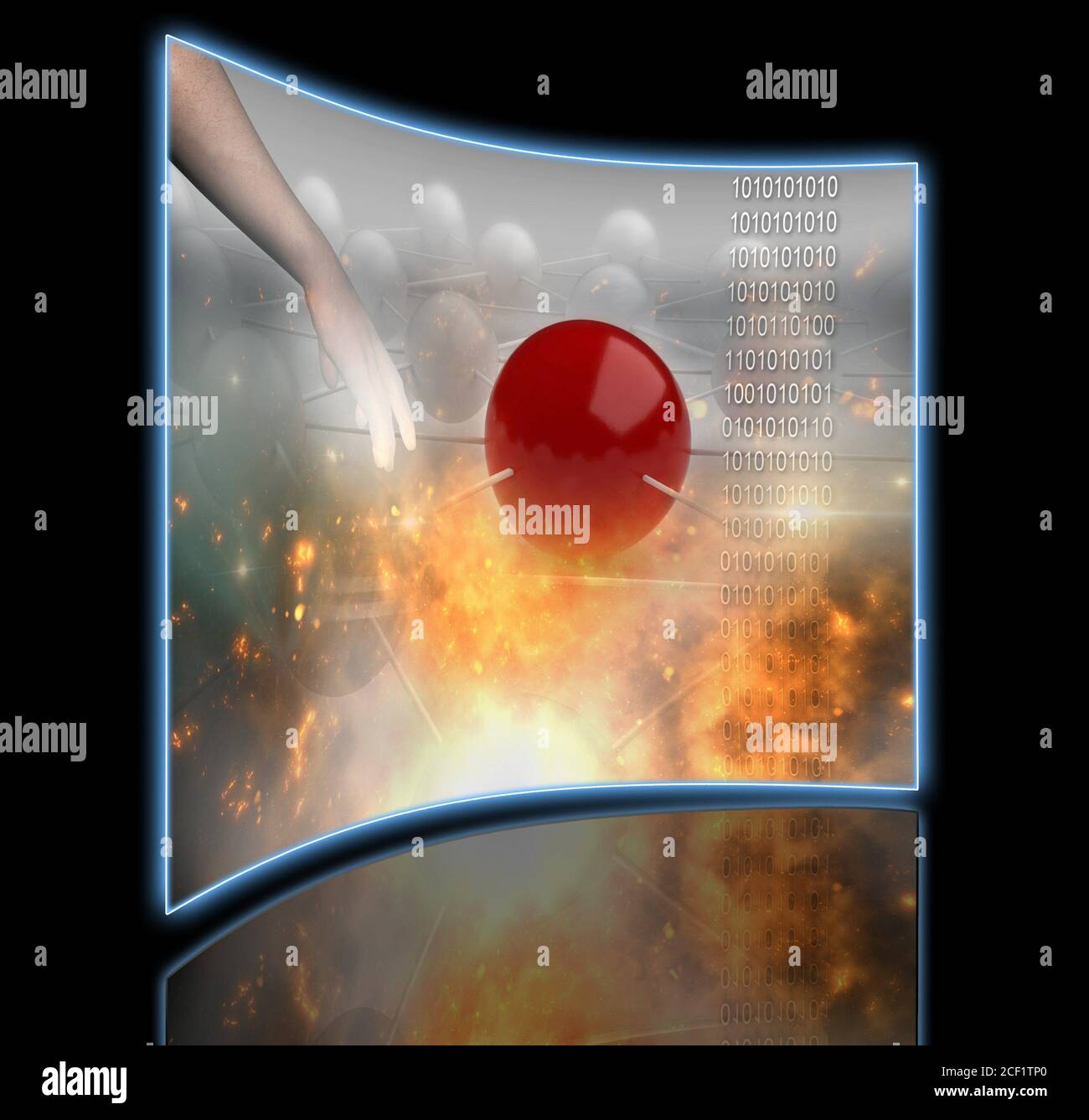 Binary Code Red Background High Resolution Stock Photography and Images ...