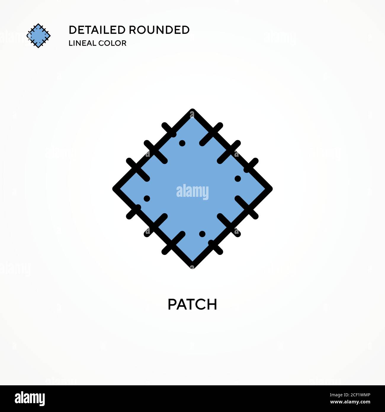 Patch vector icon. Modern vector illustration concepts. Easy to edit ...