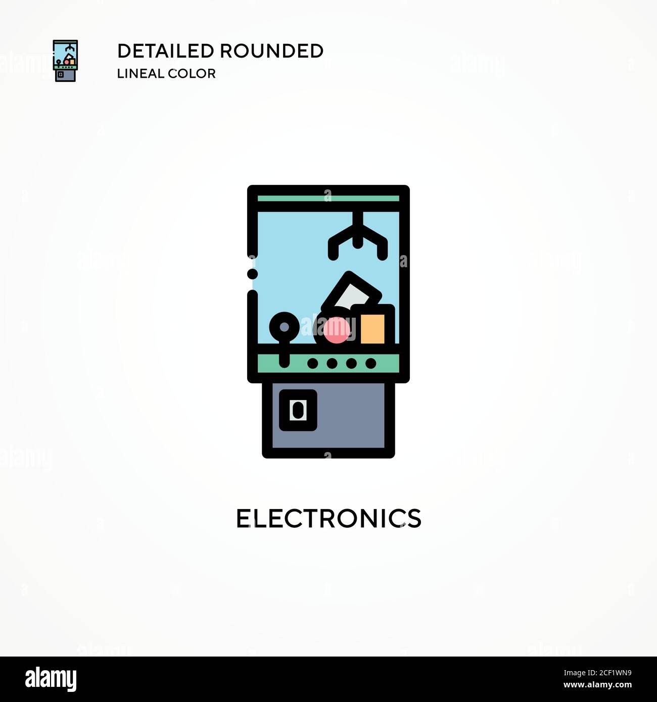 Electronics vector icon. Modern vector illustration concepts. Easy to ...