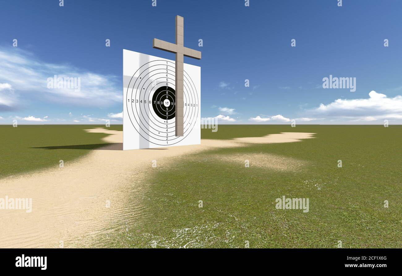 Target Cross High Resolution Stock Photography and Images - Alamy
