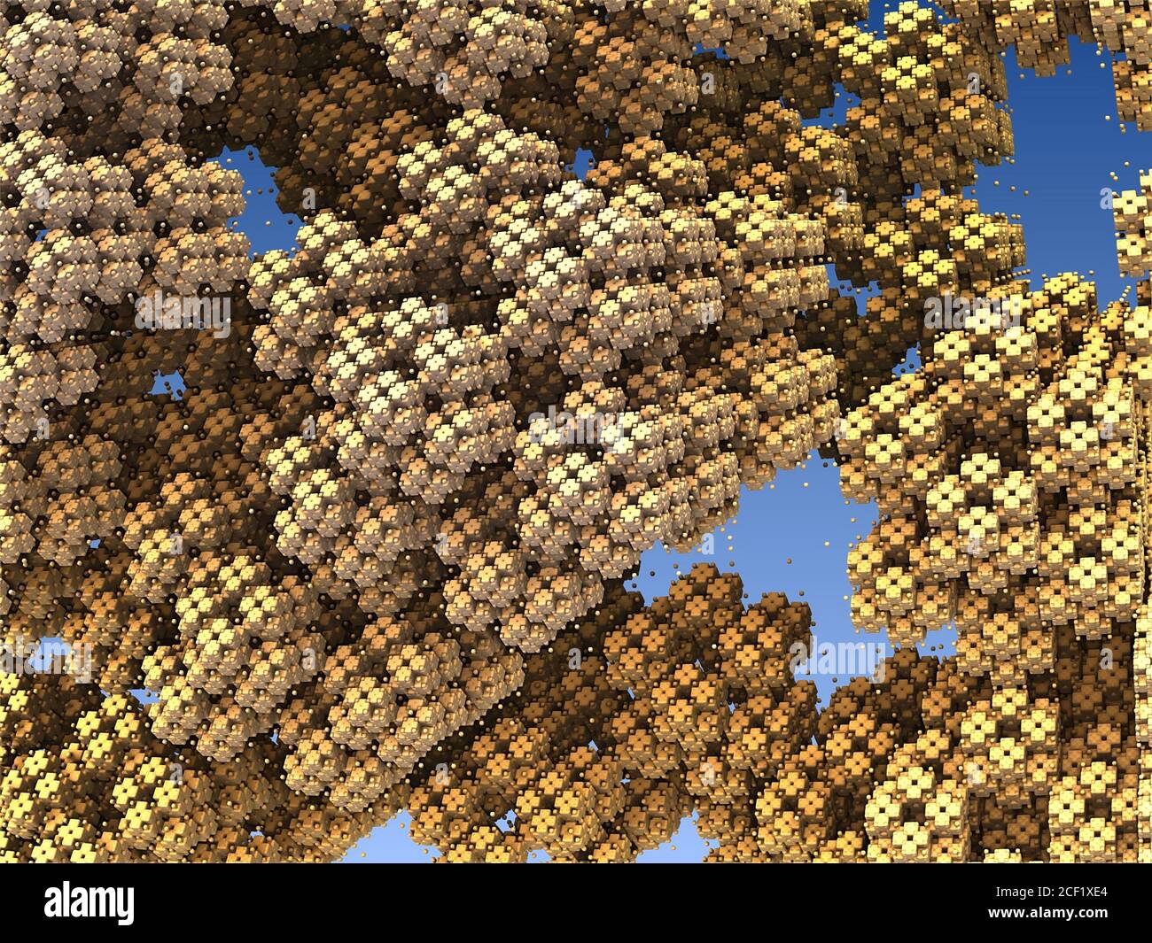 3d illustration of abstract geometric composition ,digital art works ...