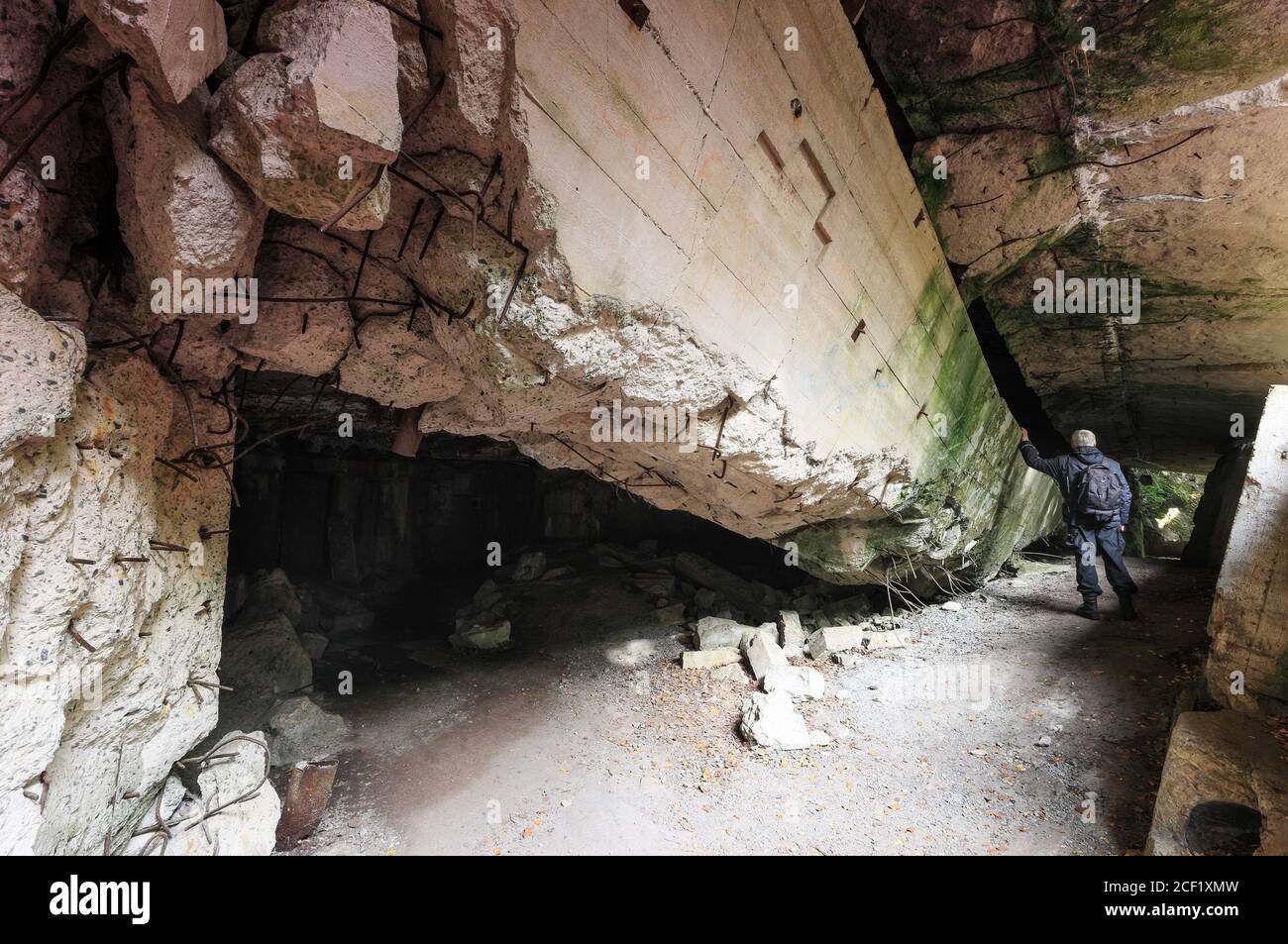 Wolf's Lair, Hitler's headquarters during the Second World War Stock ...