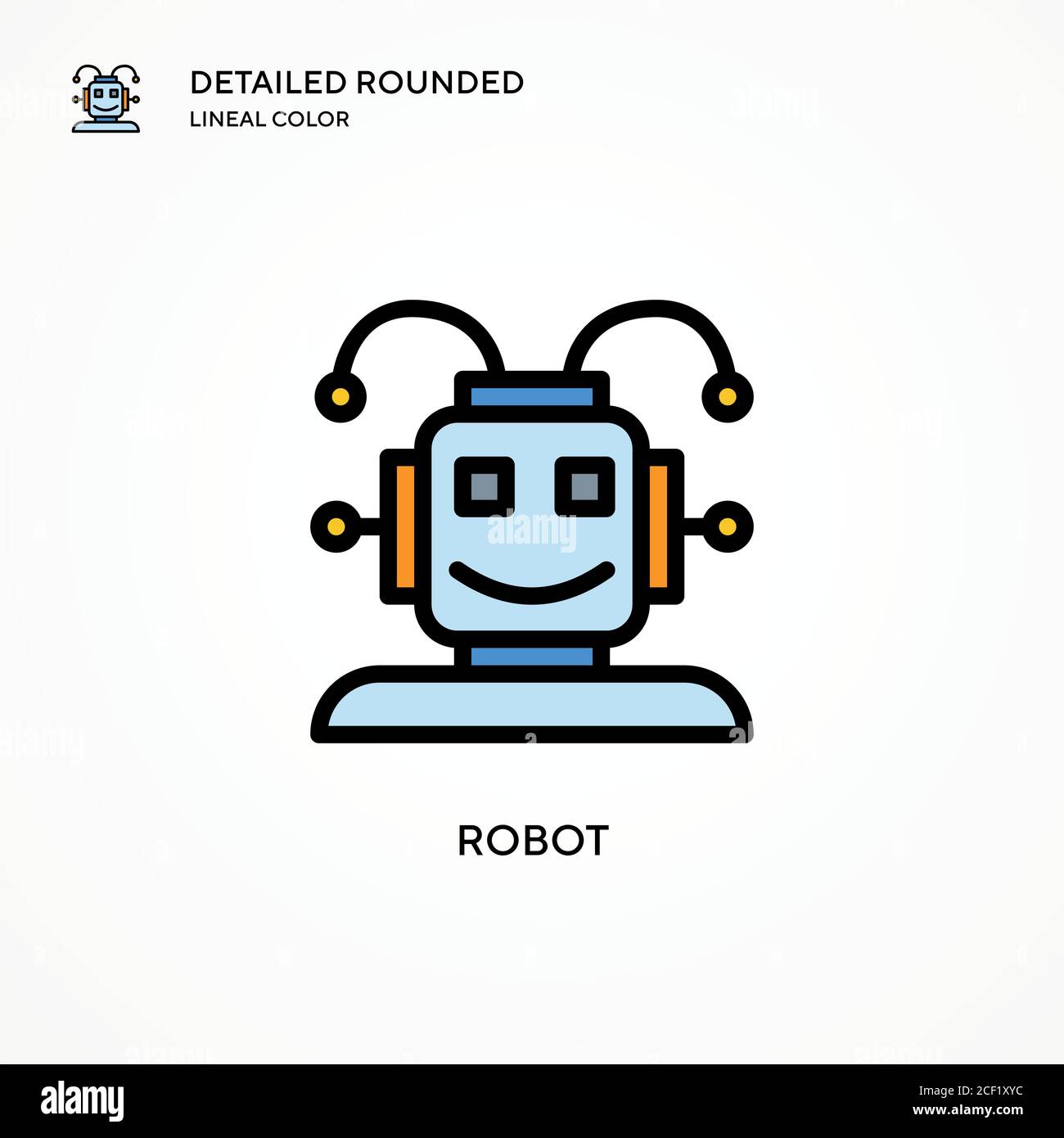 Robot vector icon. Modern vector illustration concepts. Easy to edit ...