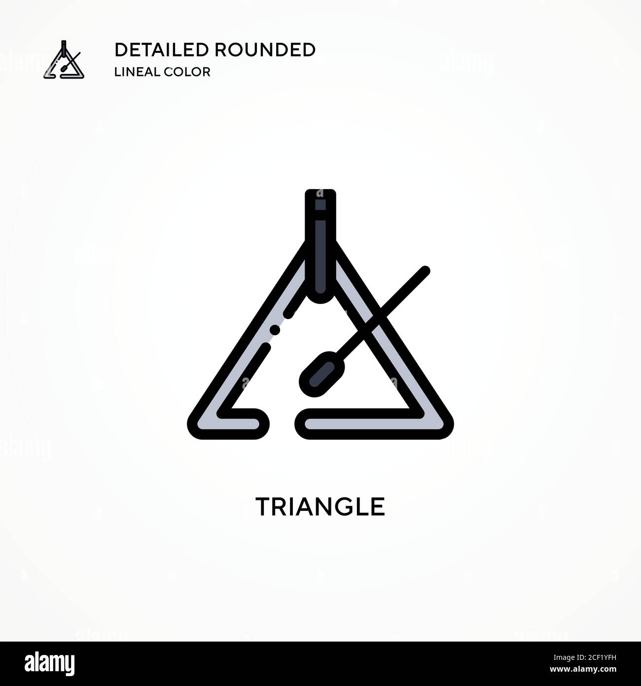 Triangle vector icon. Modern vector illustration concepts. Easy to edit ...