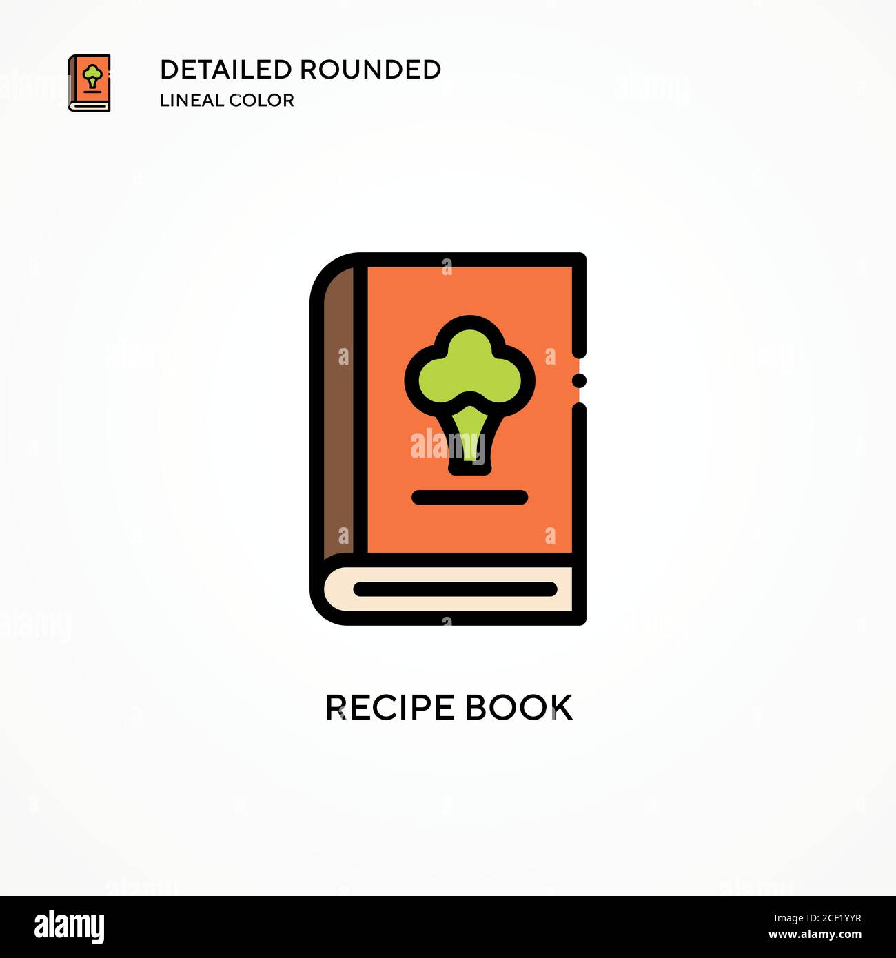 Recipe book vector icon. Modern vector illustration concepts. Easy to ...