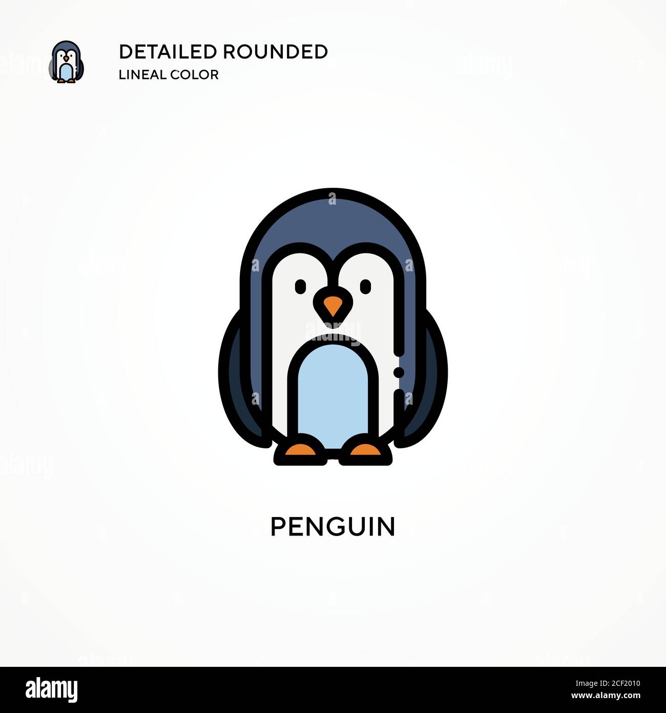 Penguin vector icon. Modern vector illustration concepts. Easy to edit ...