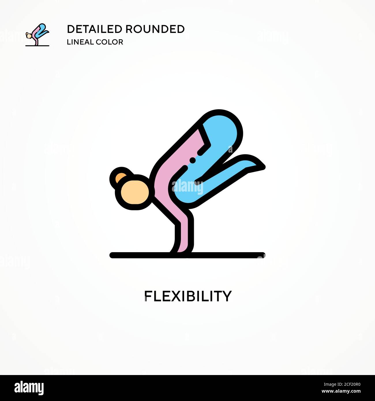 Flexibility vector icon. Modern vector illustration concepts. Easy to ...