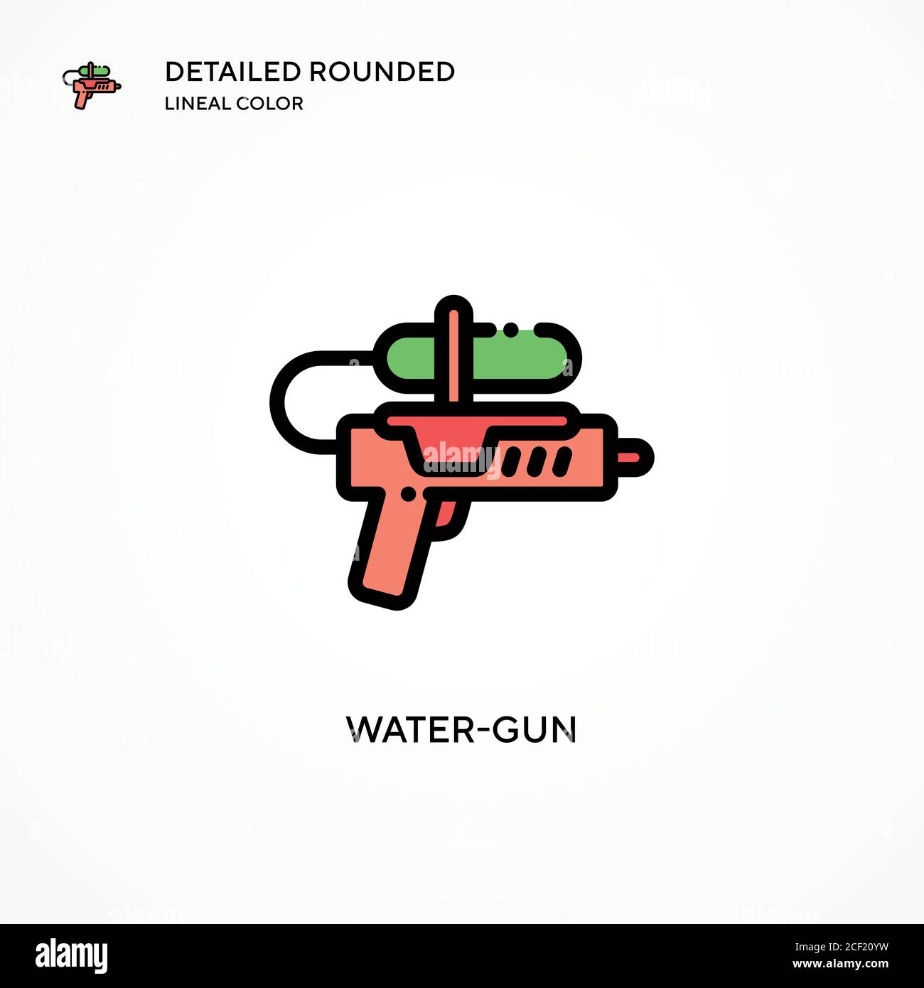 Water-gun vector icon. Modern vector illustration concepts. Easy to ...