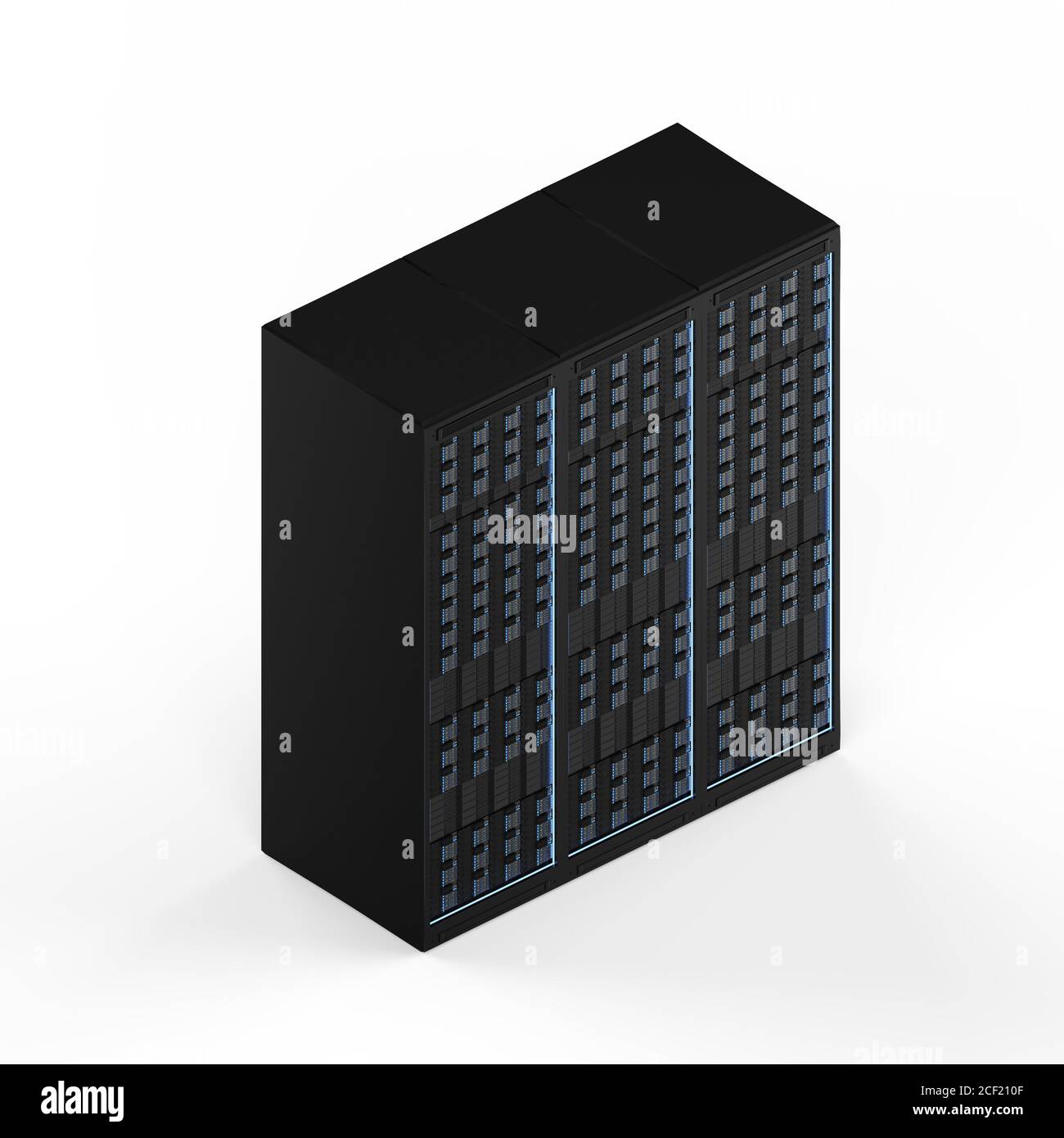 3d rendering server computer on white background Stock Photo - Alamy