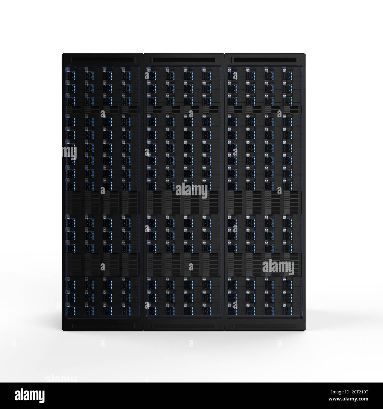 3d rendering server computer on white background Stock Photo - Alamy