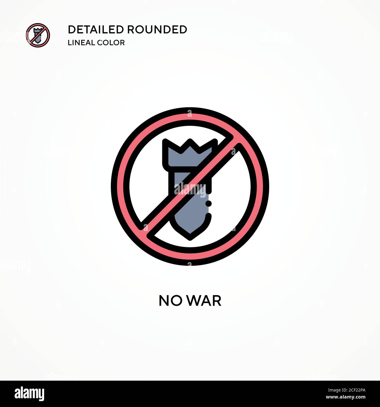 No war vector icon. Modern vector illustration concepts. Easy to edit ...