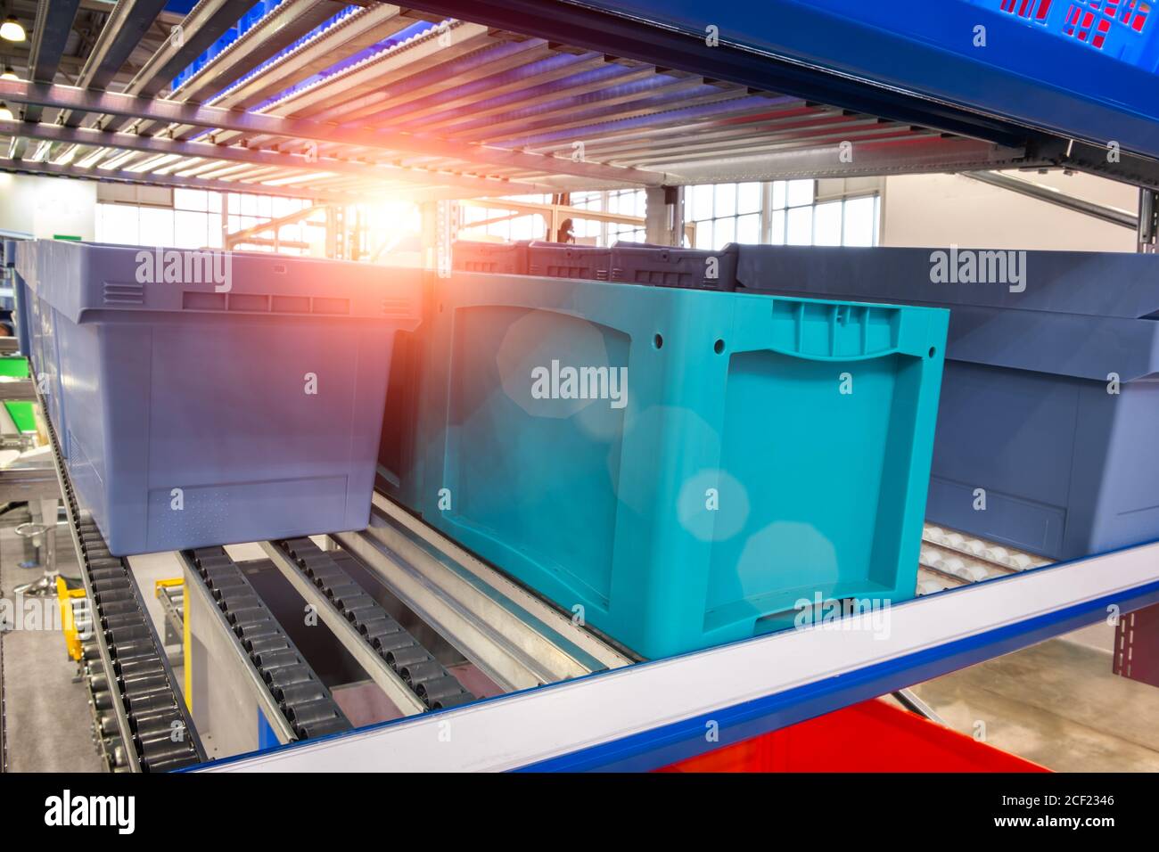 Plastic pallet inside container storage hi-res stock photography and ...