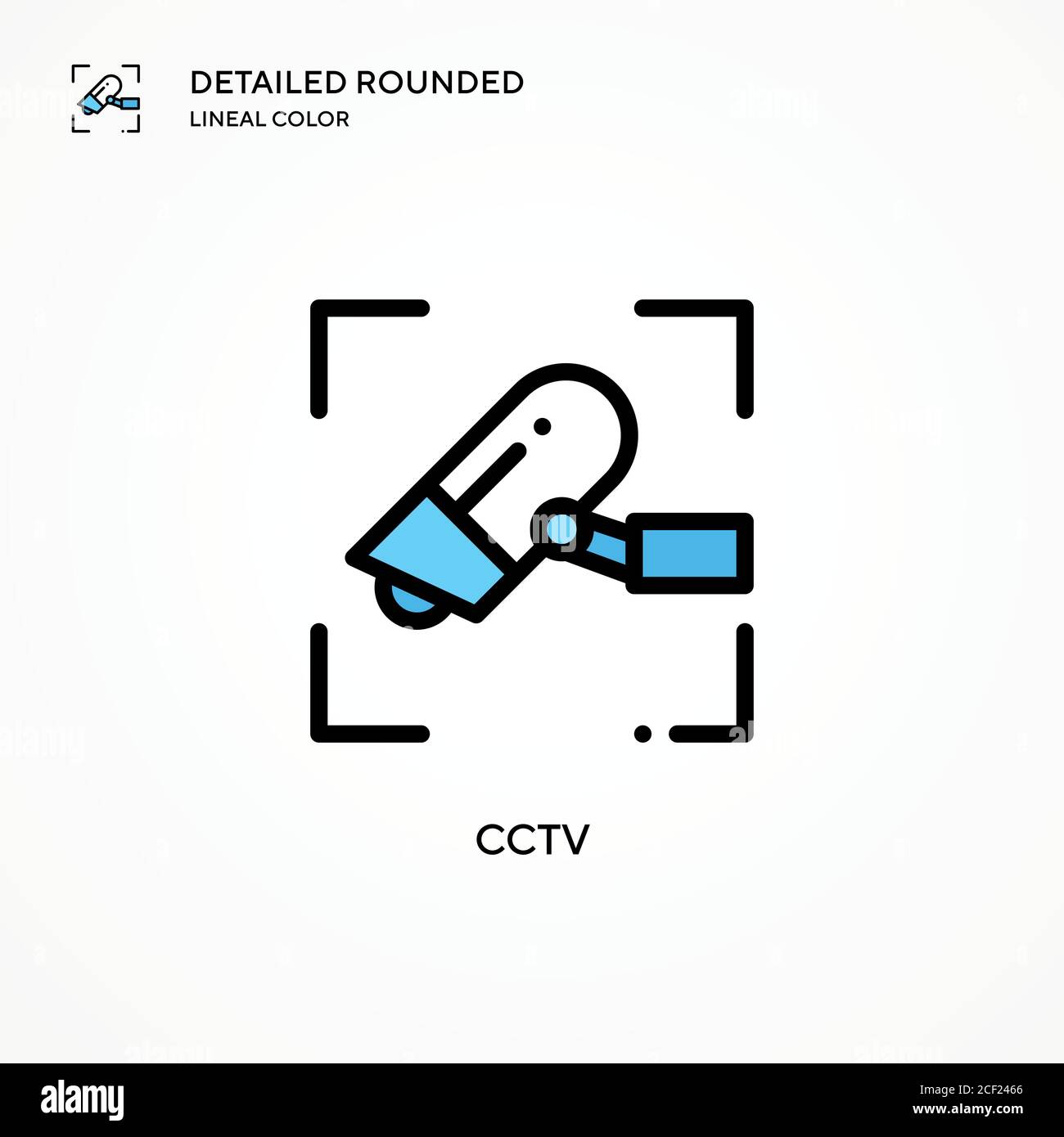 Cctv vector icon. Modern vector illustration concepts. Easy to edit and ...