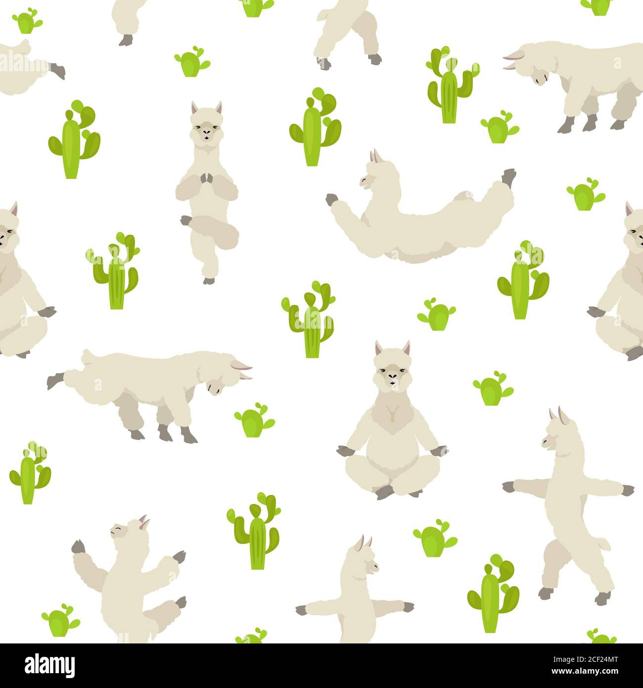 Camelids family collection. Alpaca yoga graphic design. Vector illustration Stock Vector Image ...