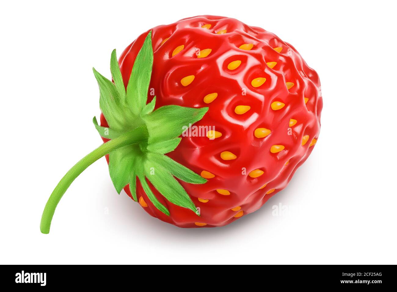 Strawberry isolated on white background. Fresh berry with clipping path ...