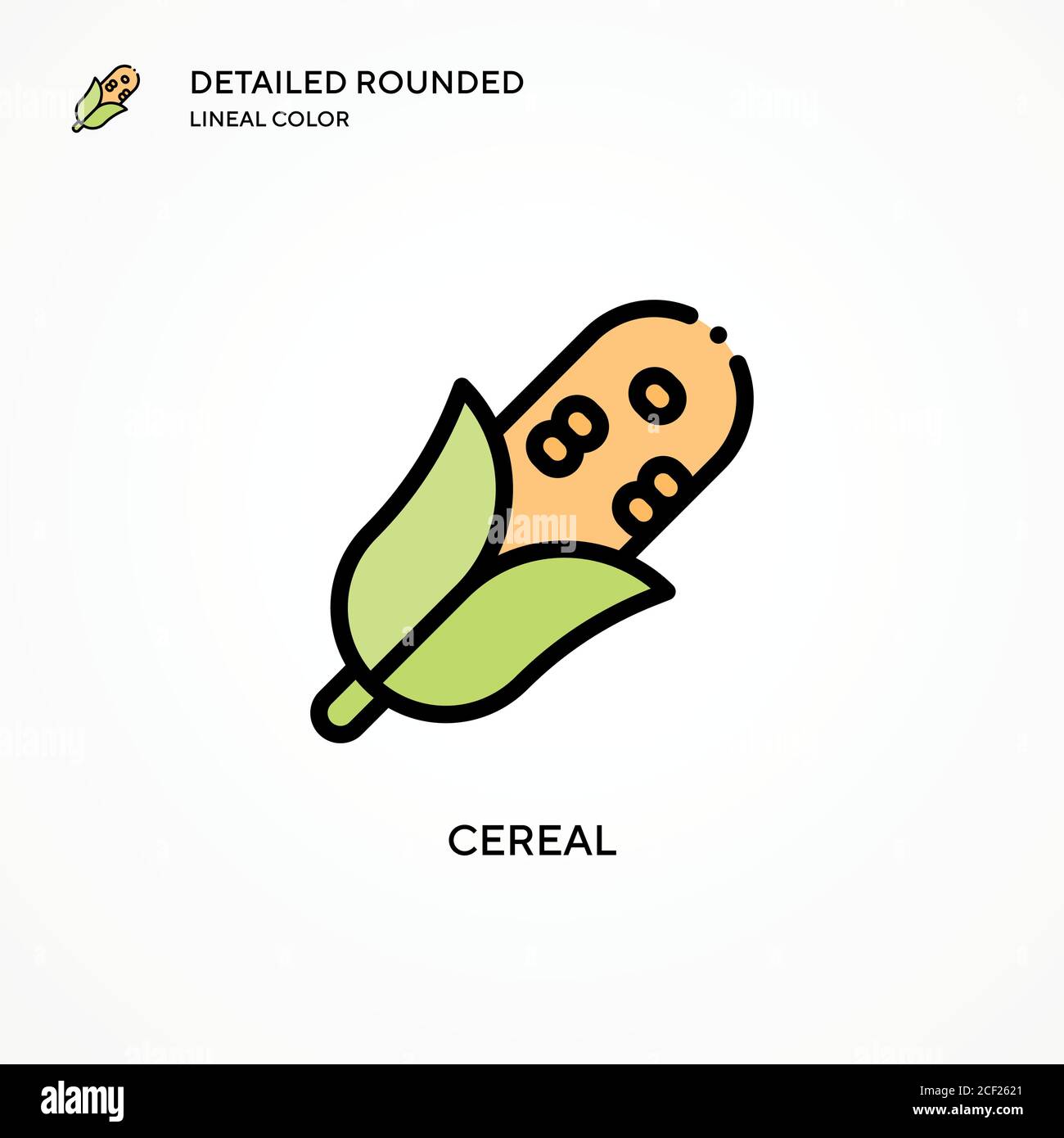 Cereal vector icon. Modern vector illustration concepts. Easy to edit ...