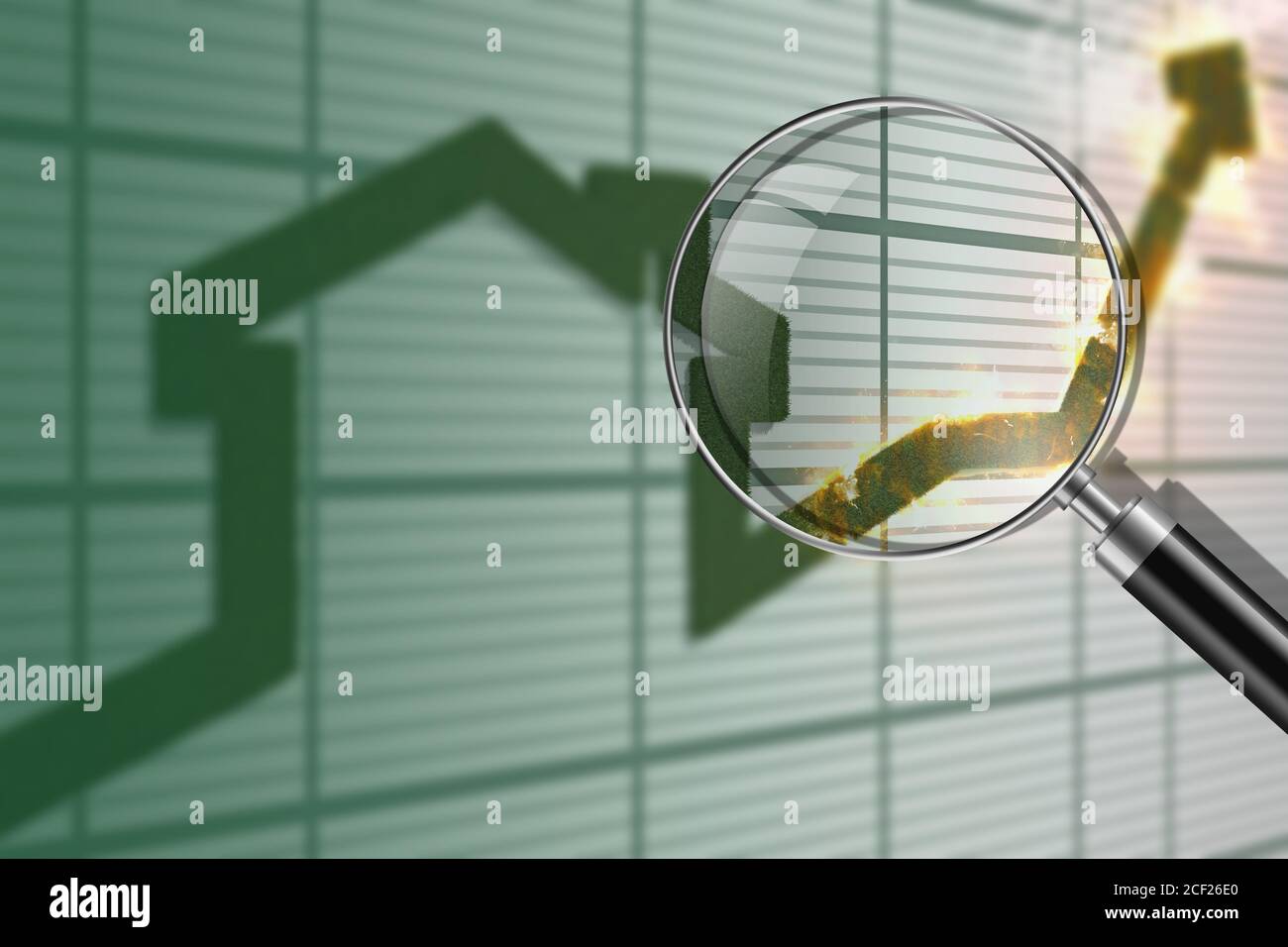 House or arrow hi-res stock photography and images - Alamy