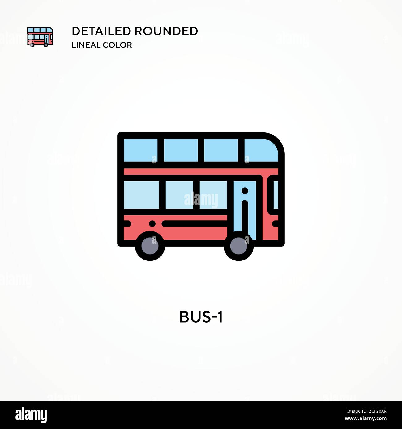 Bus-1 vector icon. Modern vector illustration concepts. Easy to edit ...