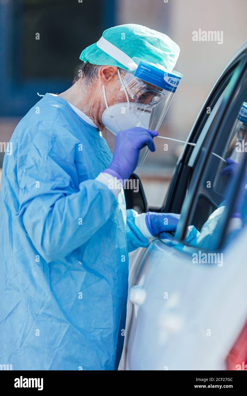 Healthcare nasal swab pcr hi-res stock photography and images - Alamy