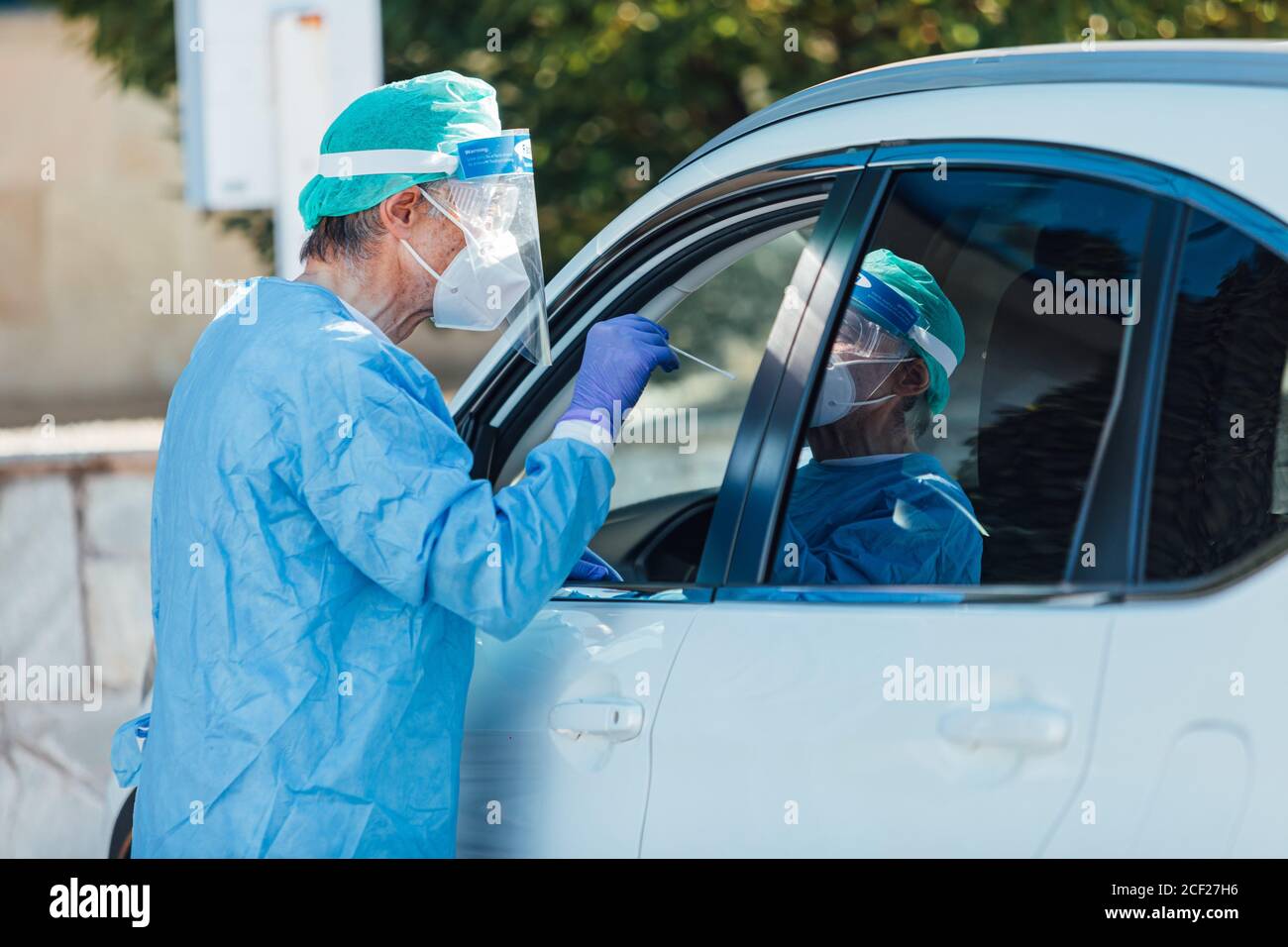 Healthcare nasal swab pcr hi-res stock photography and images - Alamy